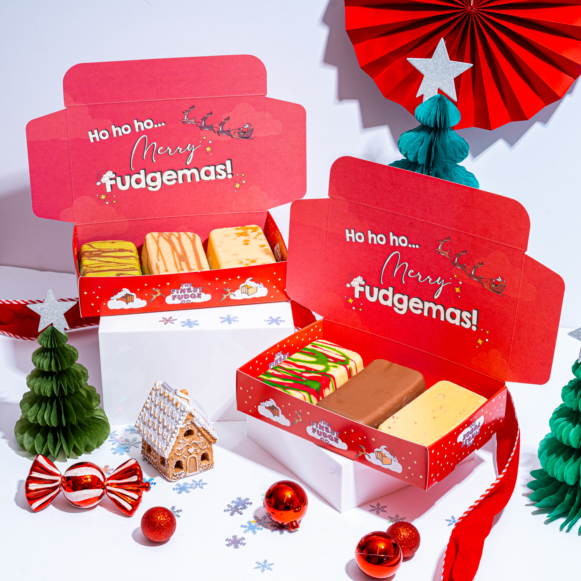 Santa's Christmas Fudge Bundle - Exclusive Festive Flavours - Yumbles.com