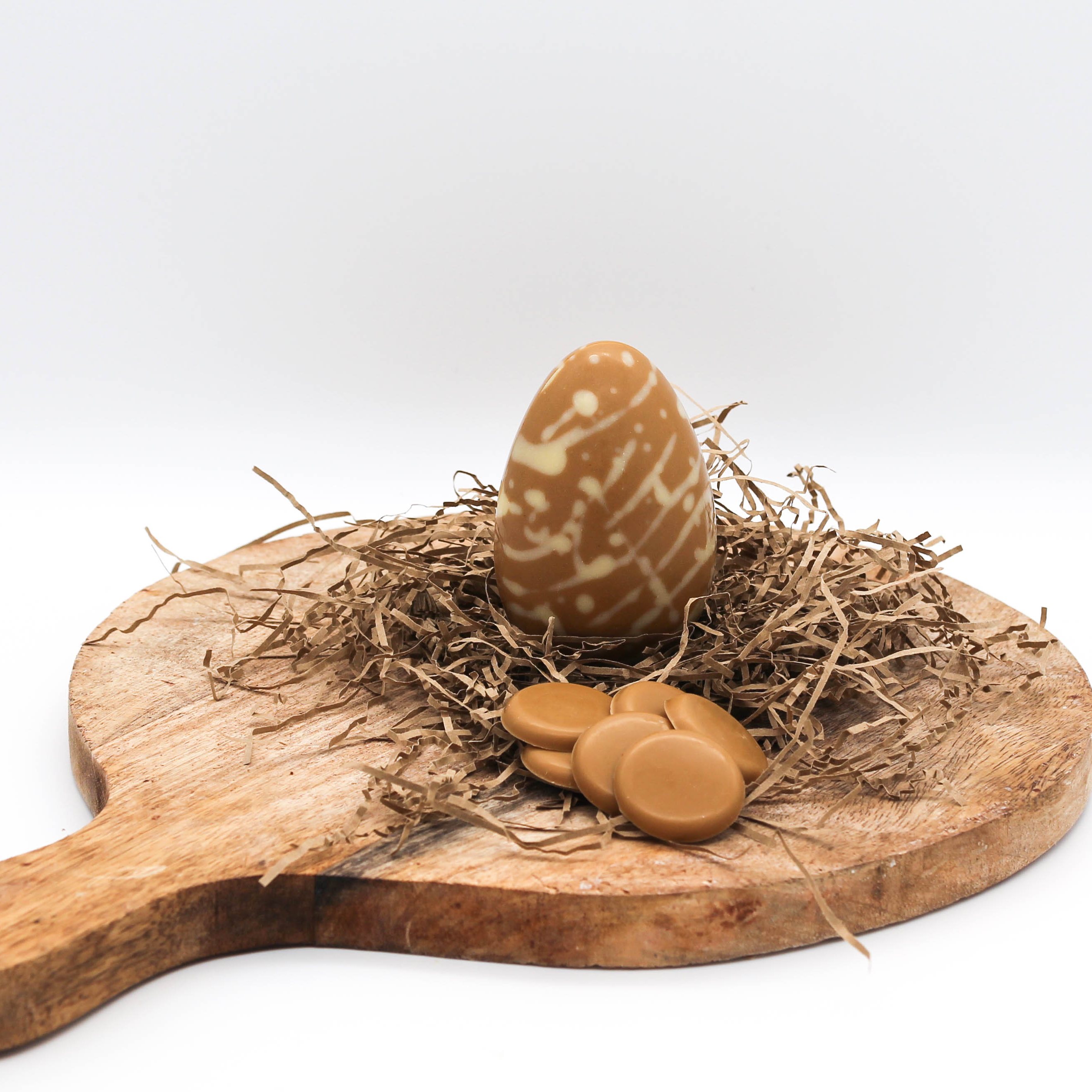 Vegan Caramac Chocolate Easter Egg with a Sprinkling of Sea Salt ...