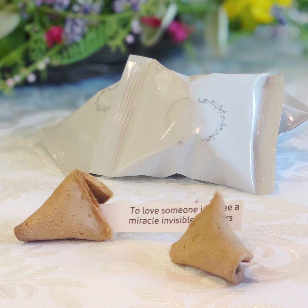 Wedding Quotation Wedding Fortune Cookies: Printed Wrappers - Yumbles.com