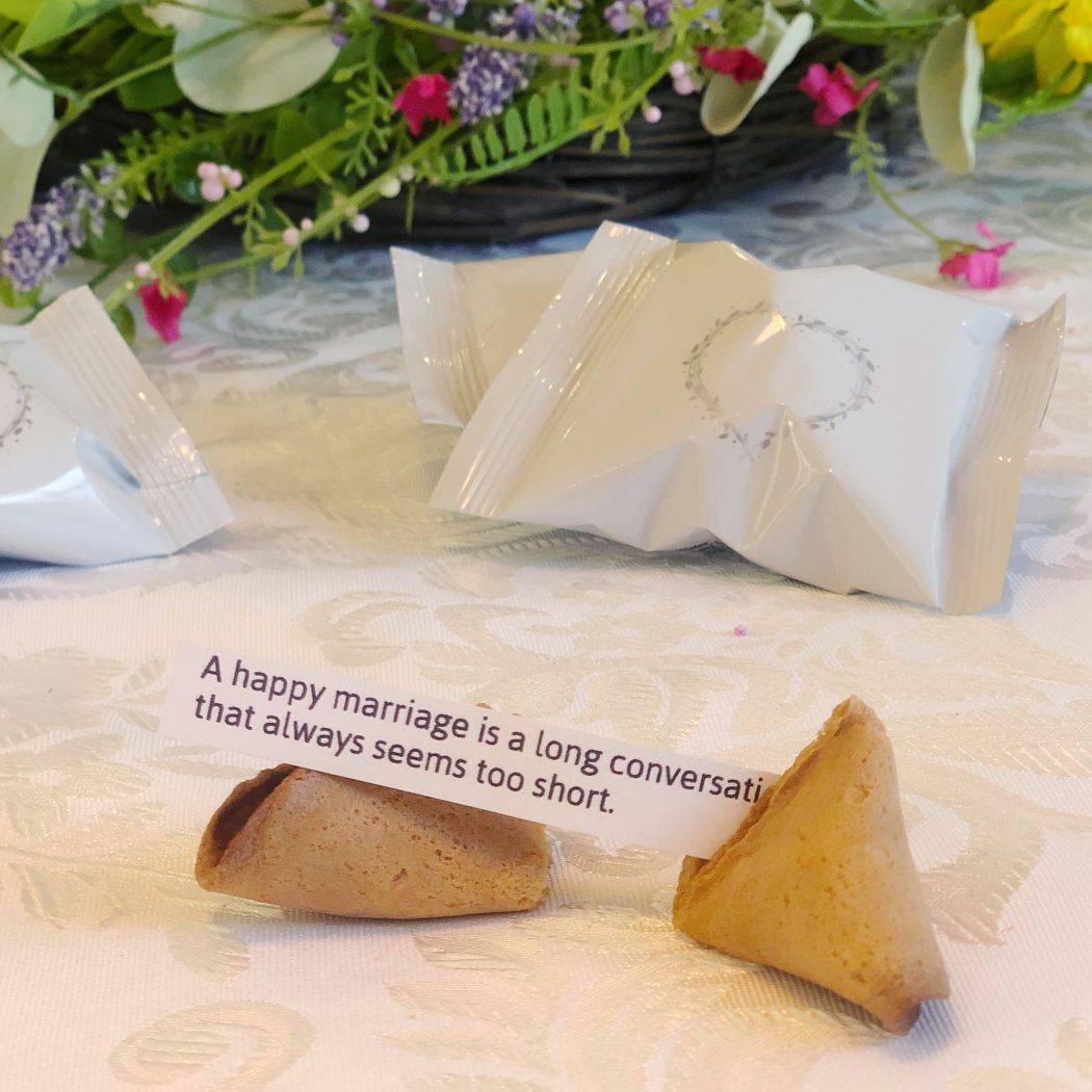 Wedding Quotation Wedding Fortune Cookies: Printed Wrappers - Yumbles.com