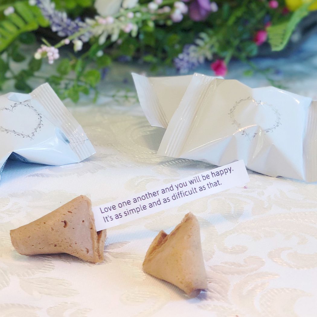 Wedding Quotation Wedding Fortune Cookies: Printed Wrappers - Yumbles.com