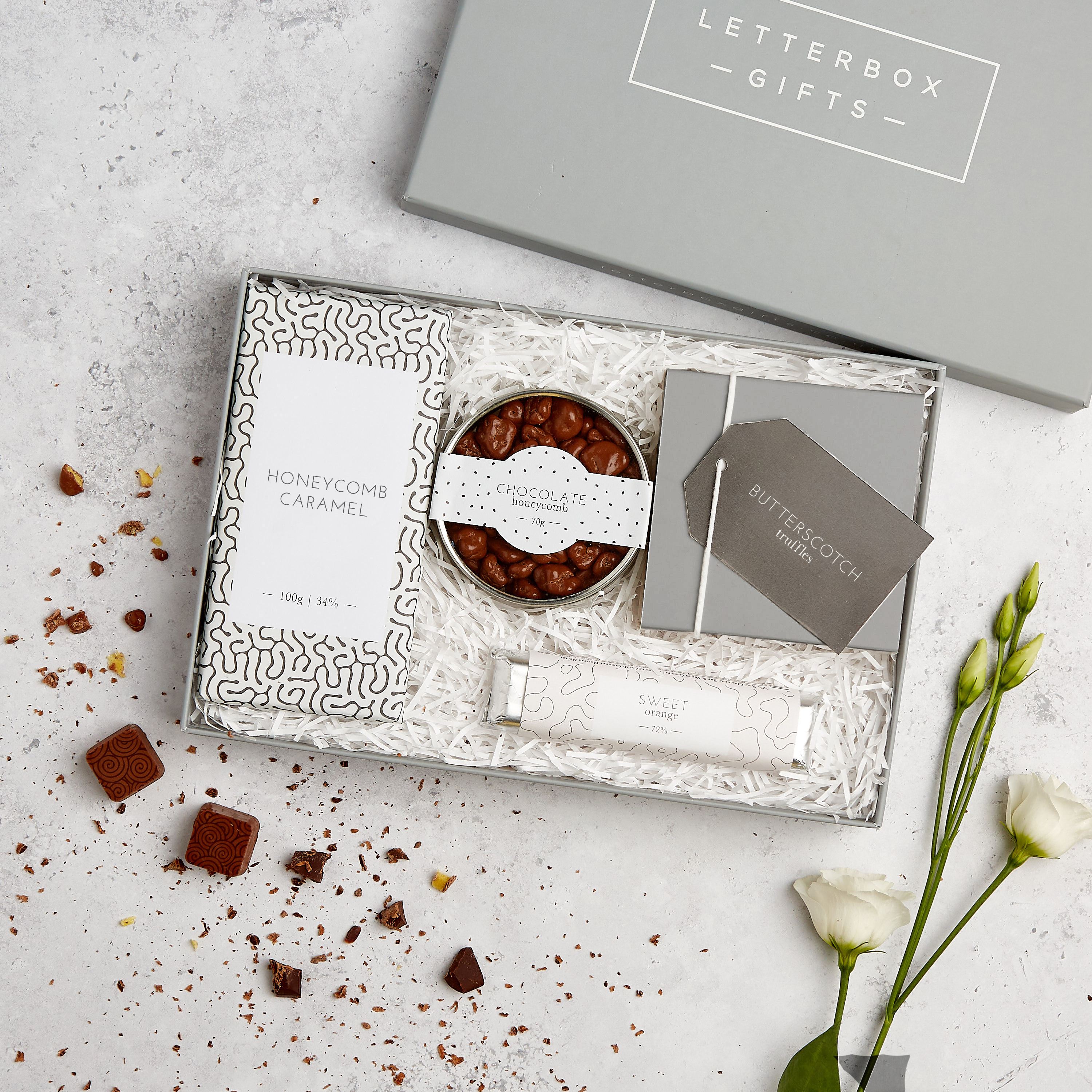 Luxury British Chocolate Letterbox Giftbox with Personalised Card ...