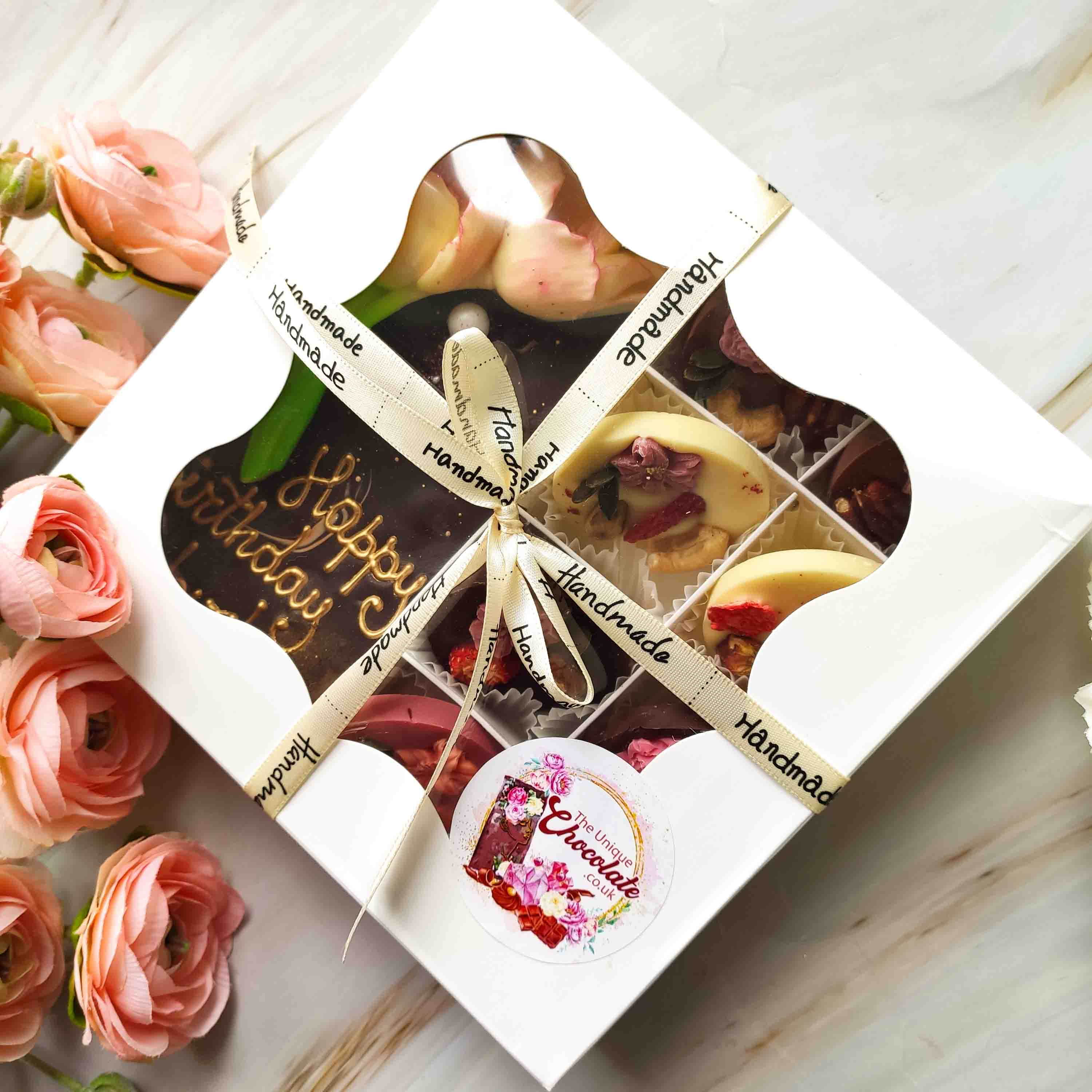 Chocolate Flower, Personalised Edible Tulip Gift For Women - Yumbles.com