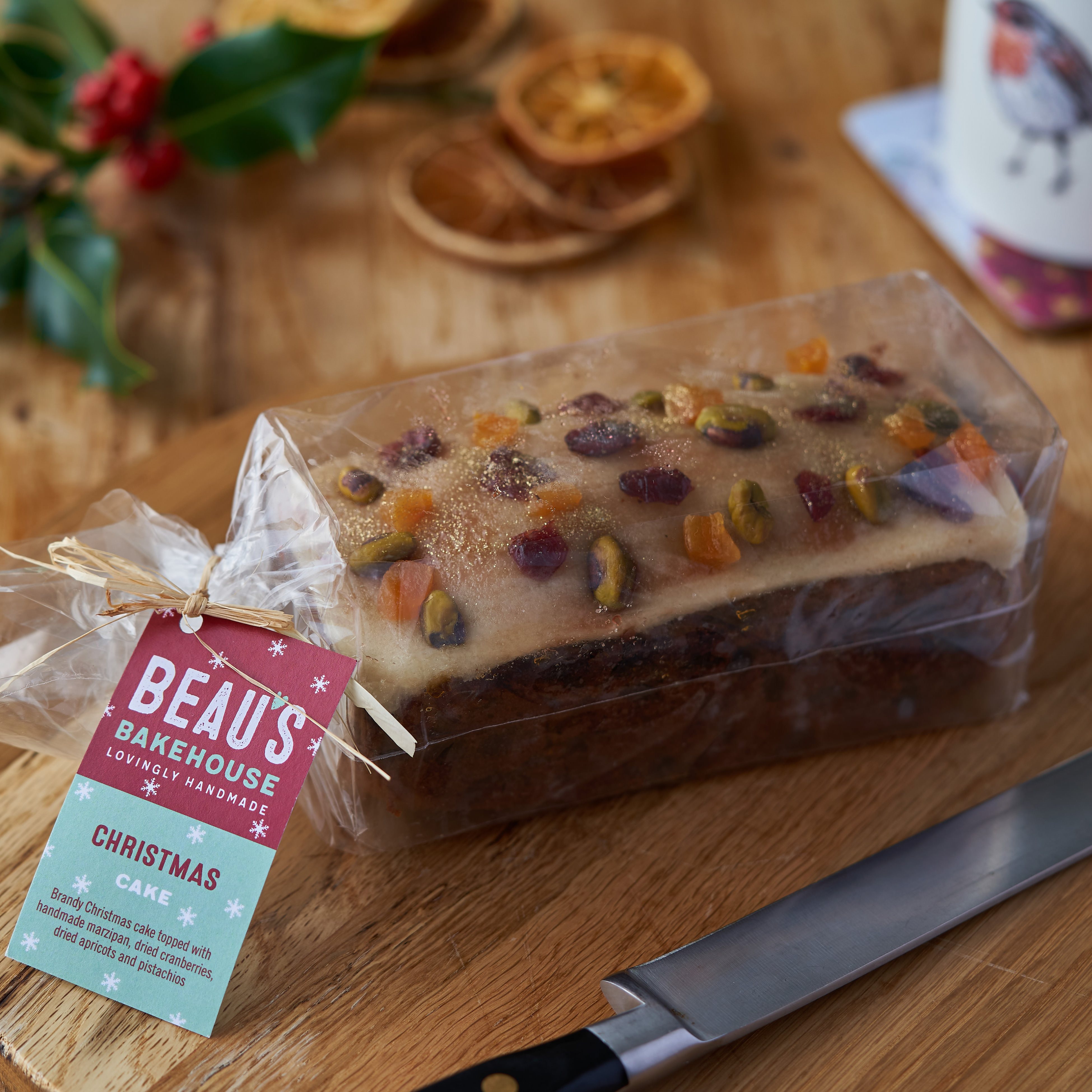 Christmas Cake (1lb Loaf Cake) - Yumbles.com