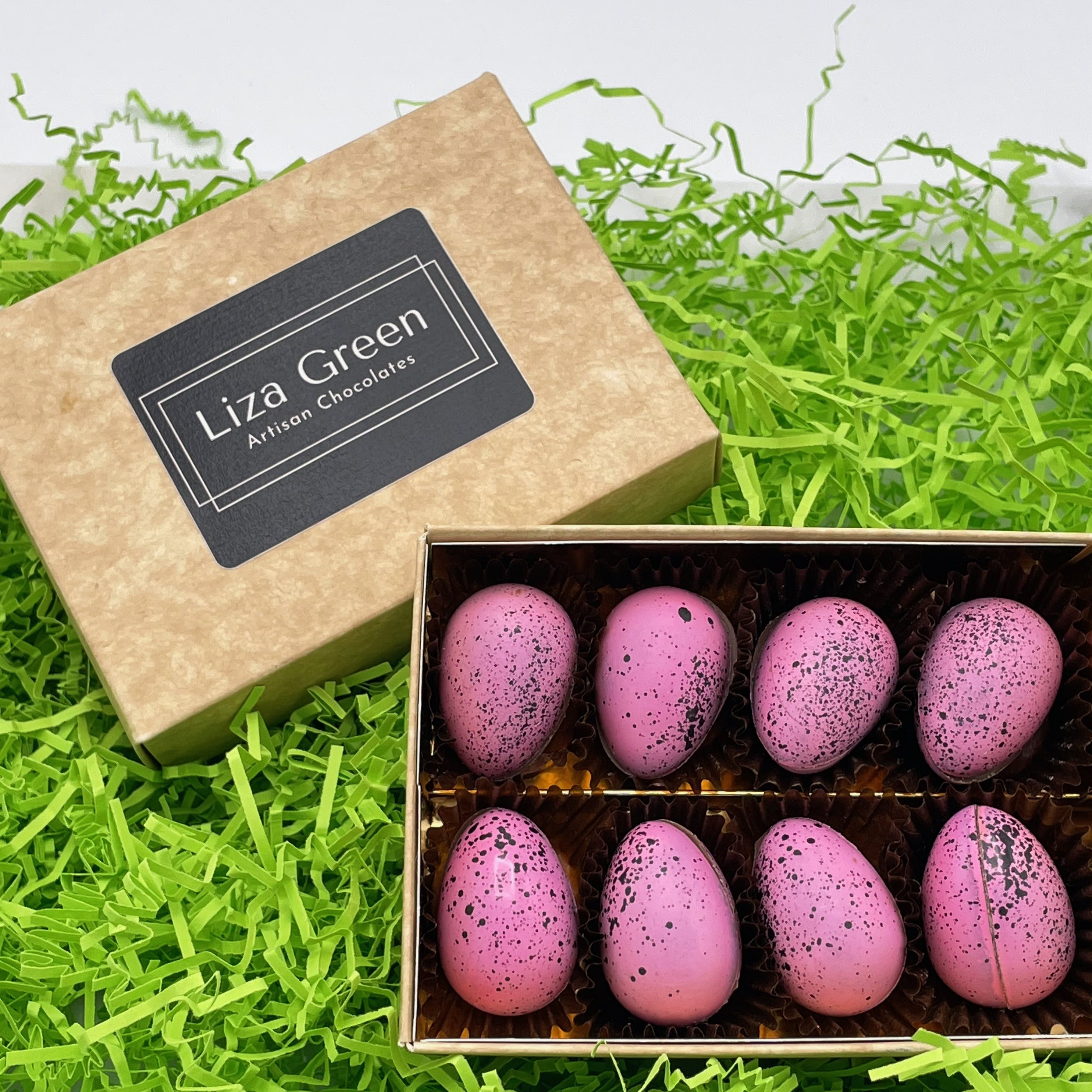 Salted Caramel Mini Eggs - Box of Eight - Easter Gift - Yumbles.com