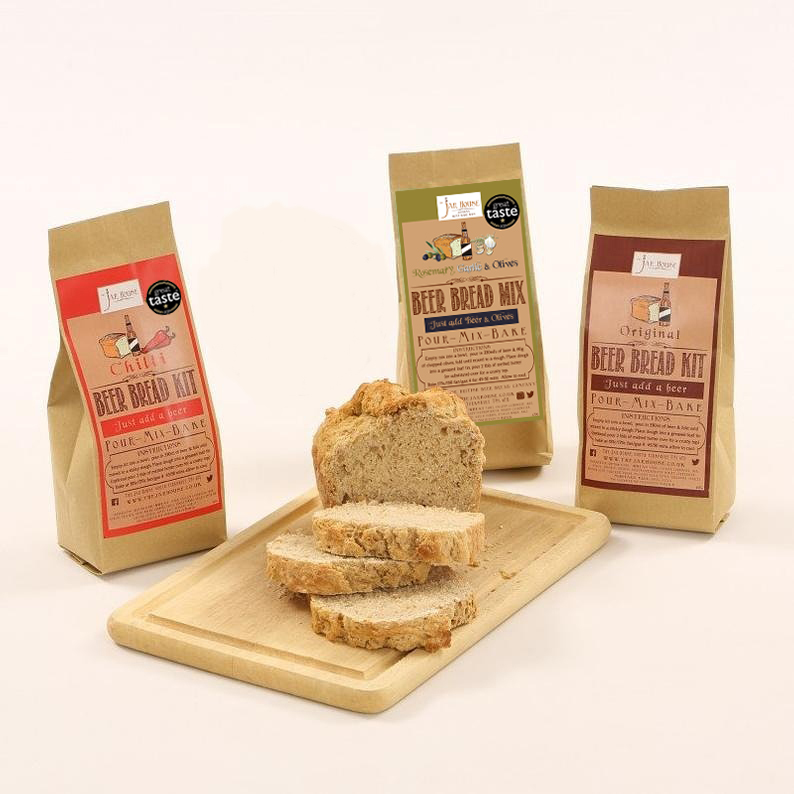 Beer Bread Pack of 3 - Original, Chilli, Rosemary Garlic & Olive ...