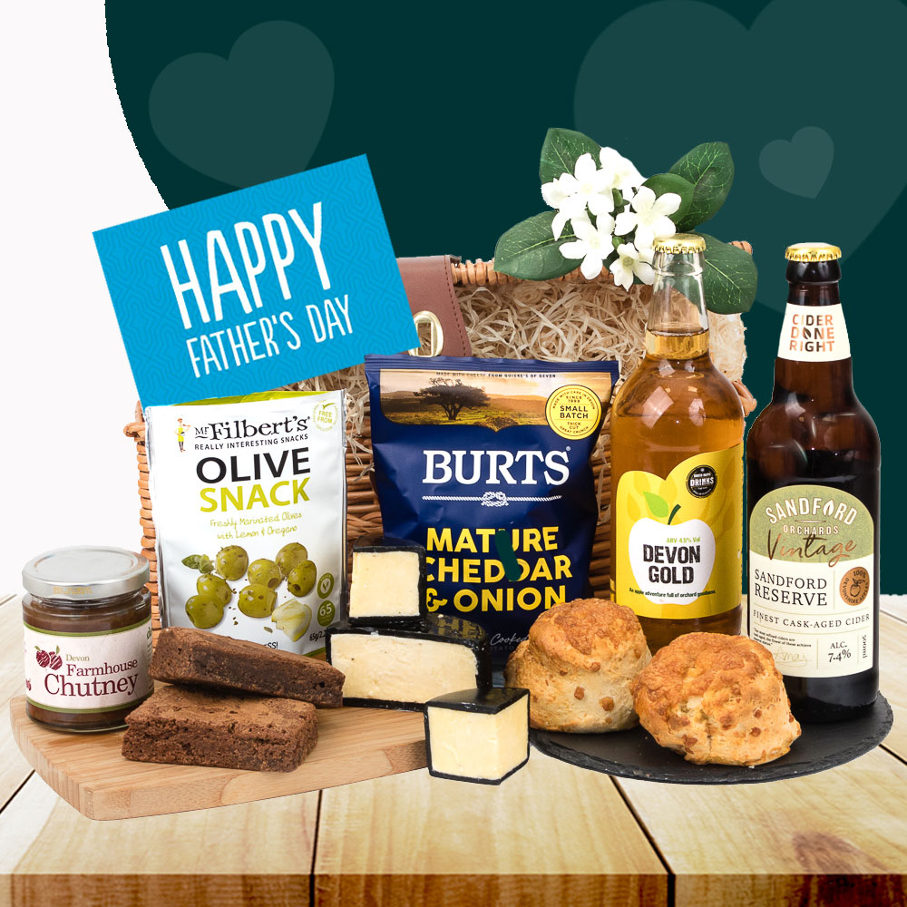 Dad's Cheese & Cider Gift Hamper - Yumbles.com