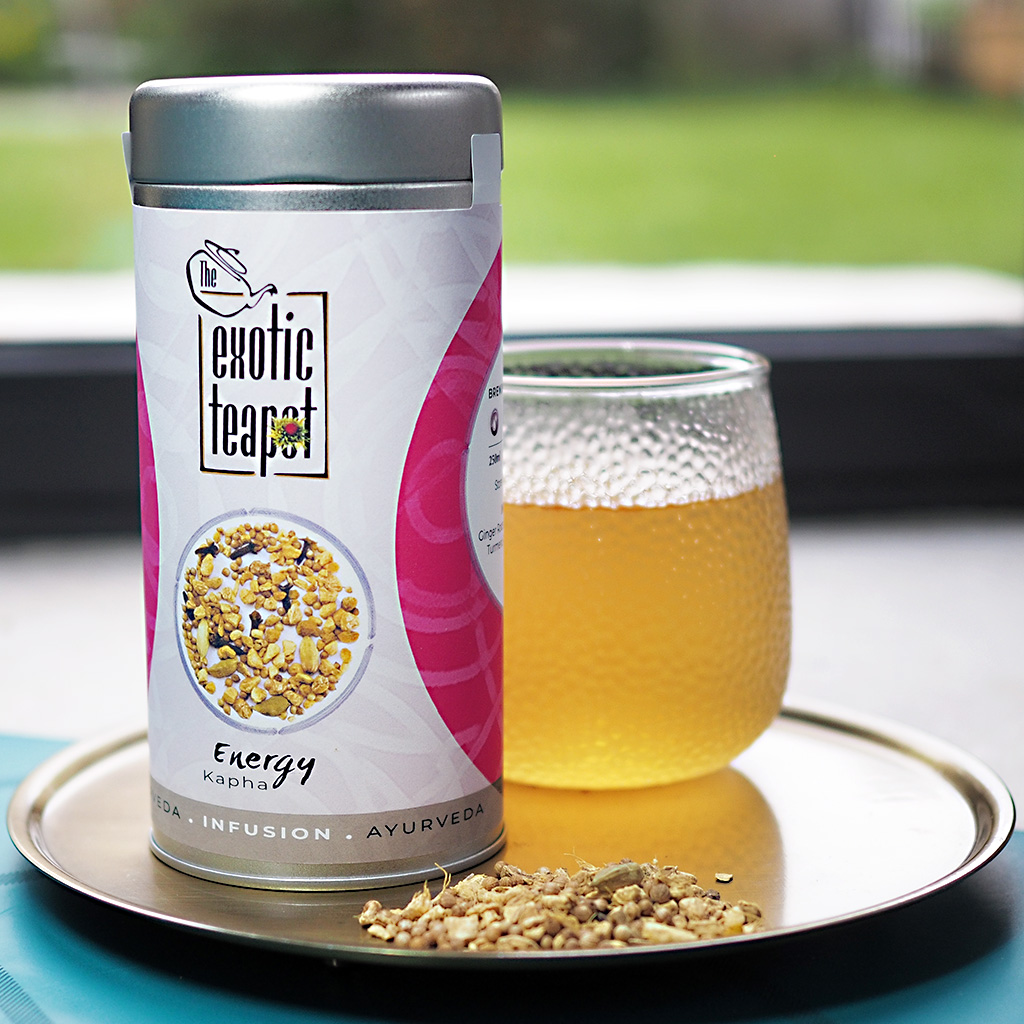 Ayurvedic Energy Infusion Tea 150g Tin - Yumbles.com