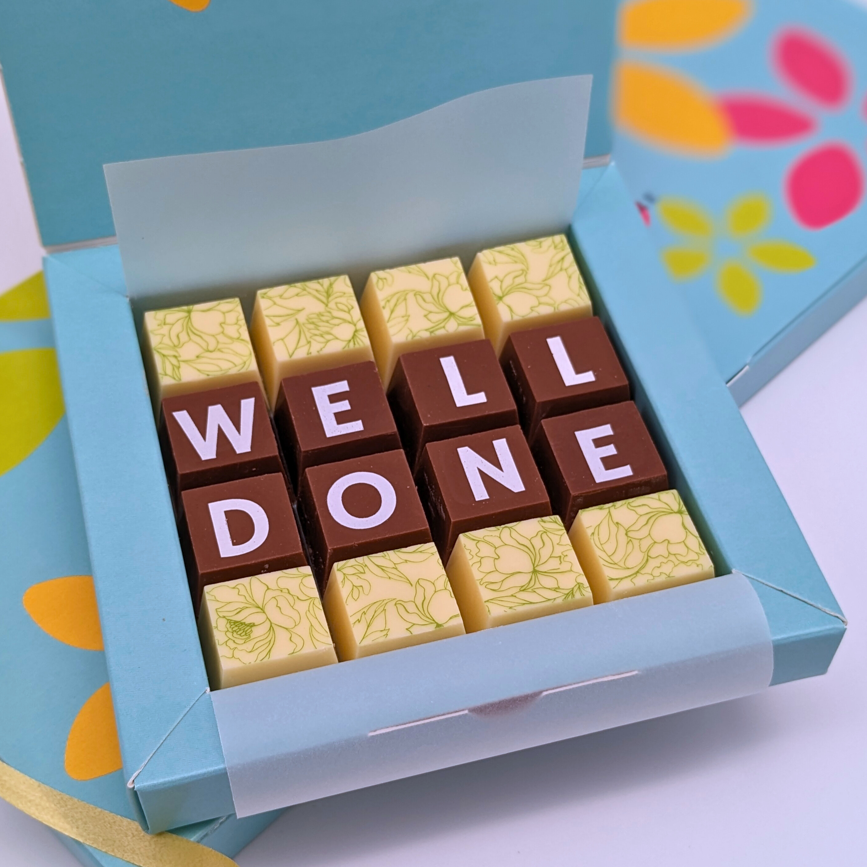 Personalised Well Done Message Chocolates - Yumbles.com