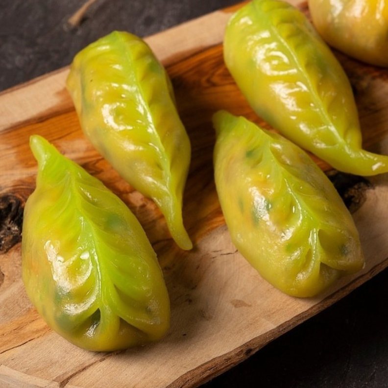 Mushroom and Bamboo Dumpling - Yumbles.com