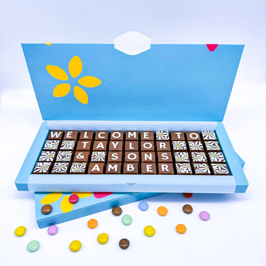 Corporate Onboarding Welcome Chocolate Gift Box - Yumbles.com