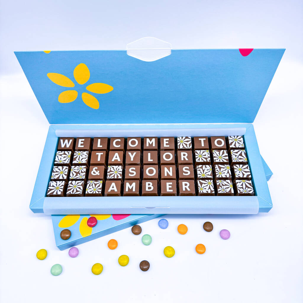 Corporate Onboarding Welcome Chocolate Gift Box - Yumbles.com