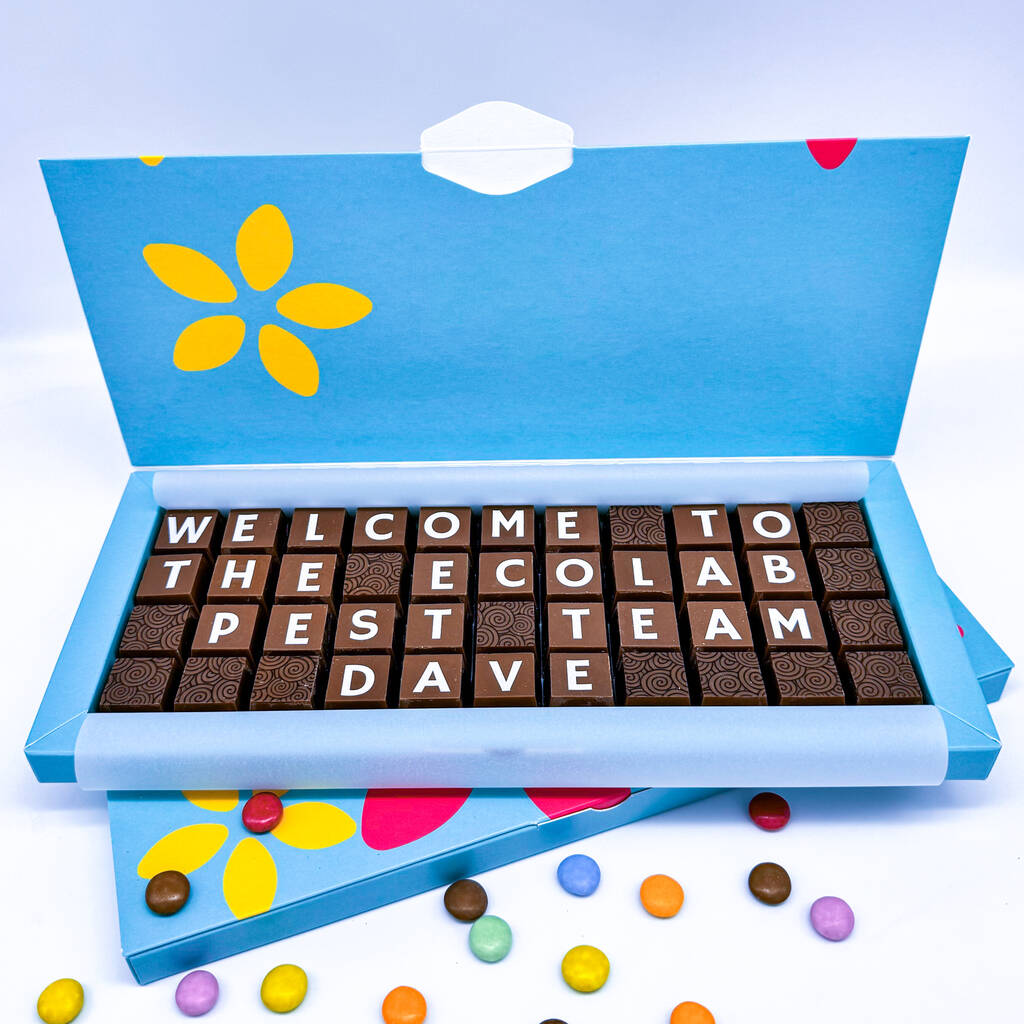 Corporate Onboarding Welcome Chocolate Gift Box - Yumbles.com