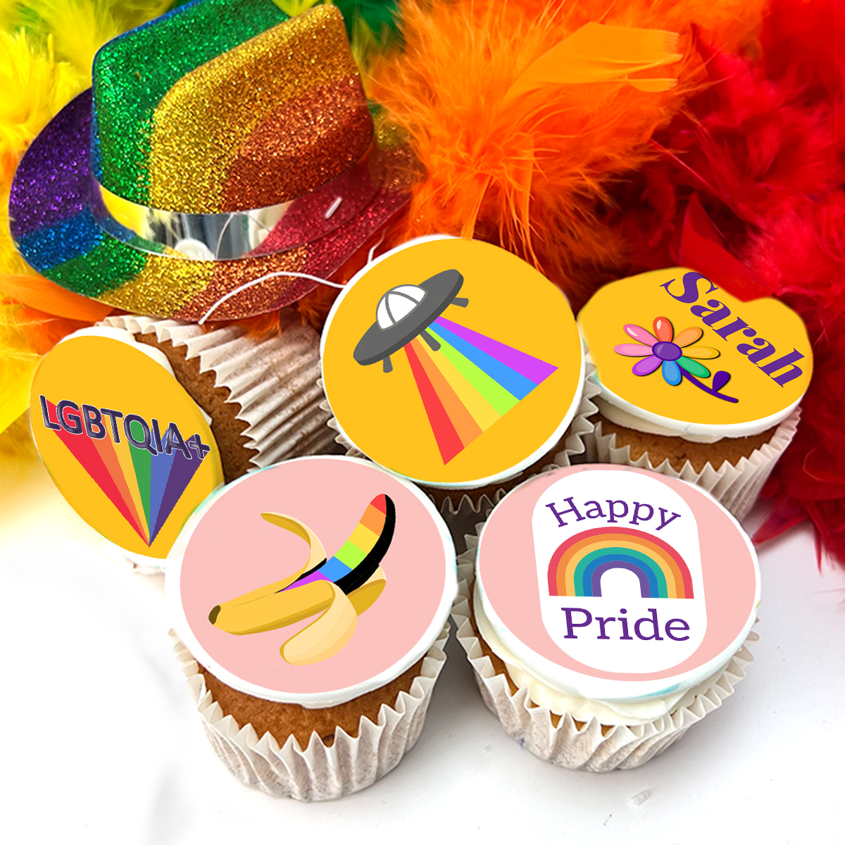 Pride Icon Cupcakes (Set of 6) - Yumbles.com