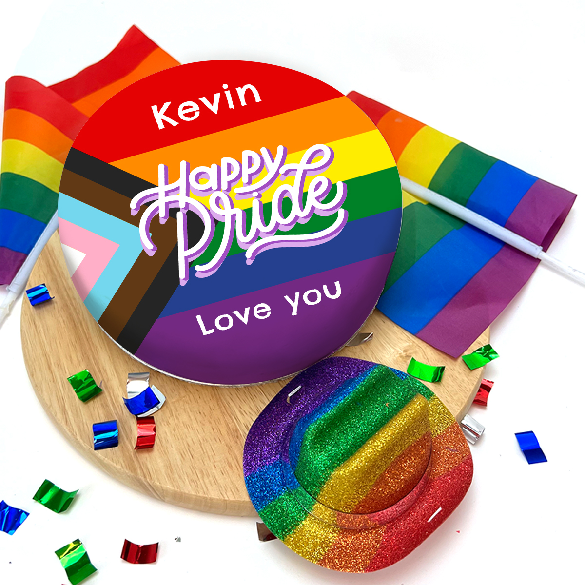 Pride Flag Cake - Yumbles.com