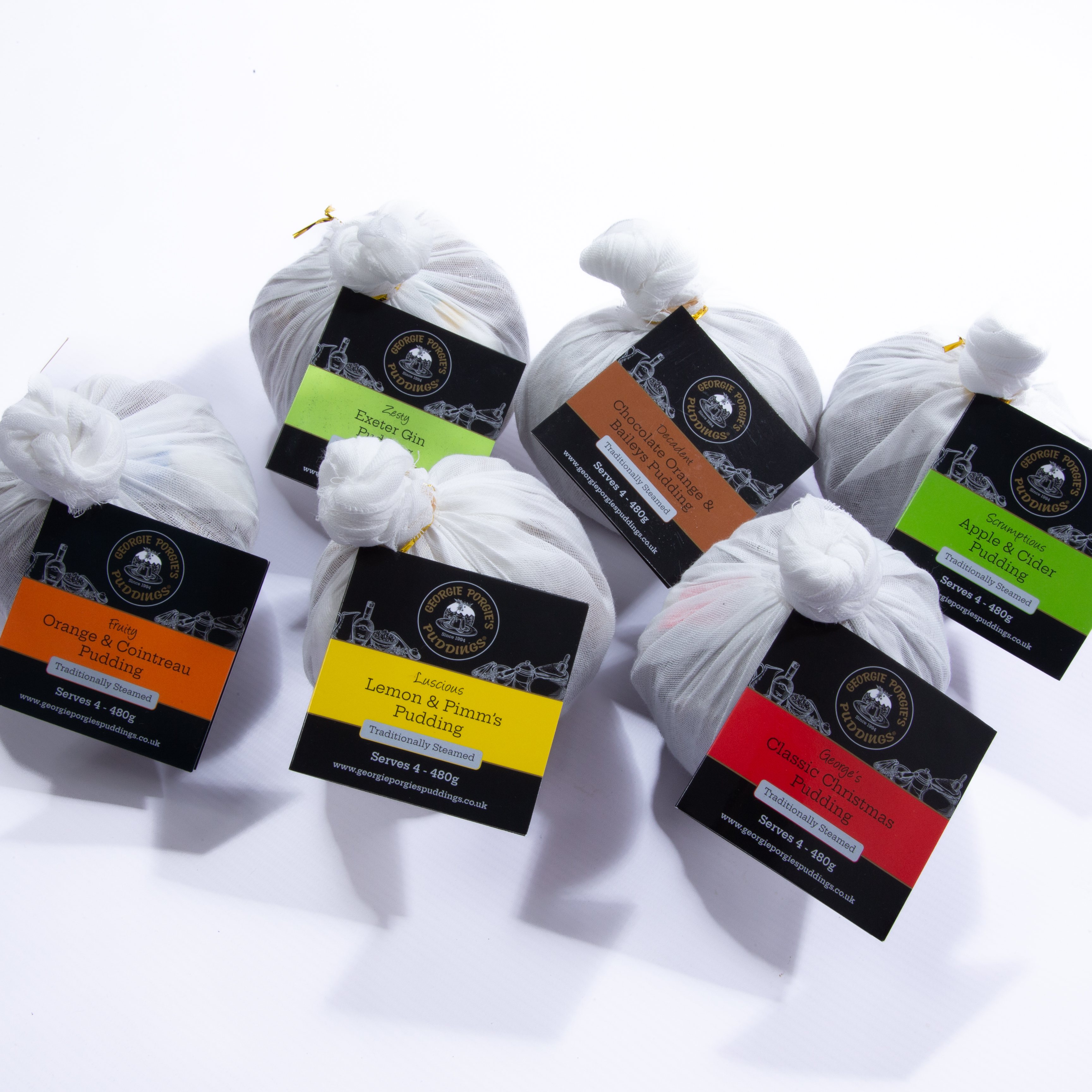 6 Small Traditional Puddings Selection Box - Yumbles.com