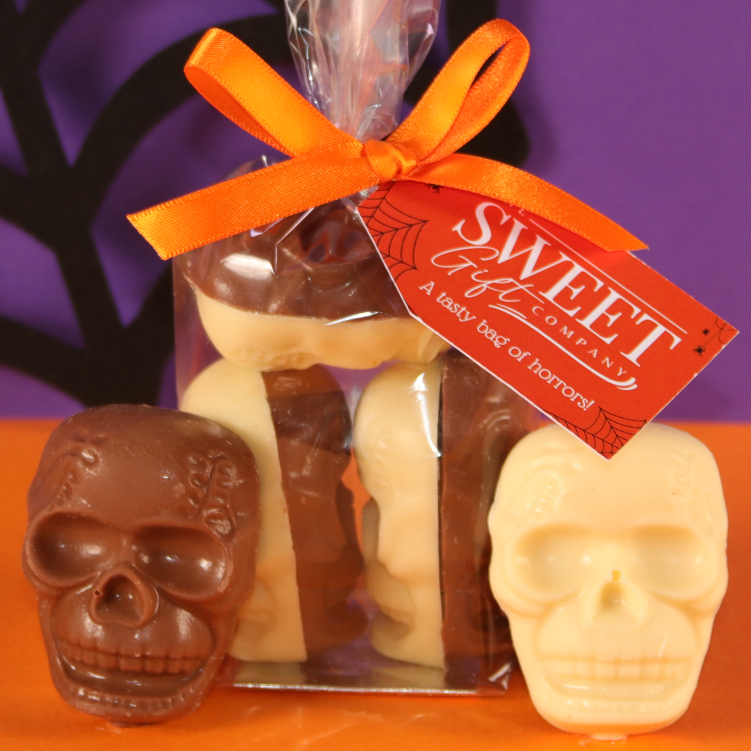 Milk & White Chocolate Skulls - Yumbles.com
