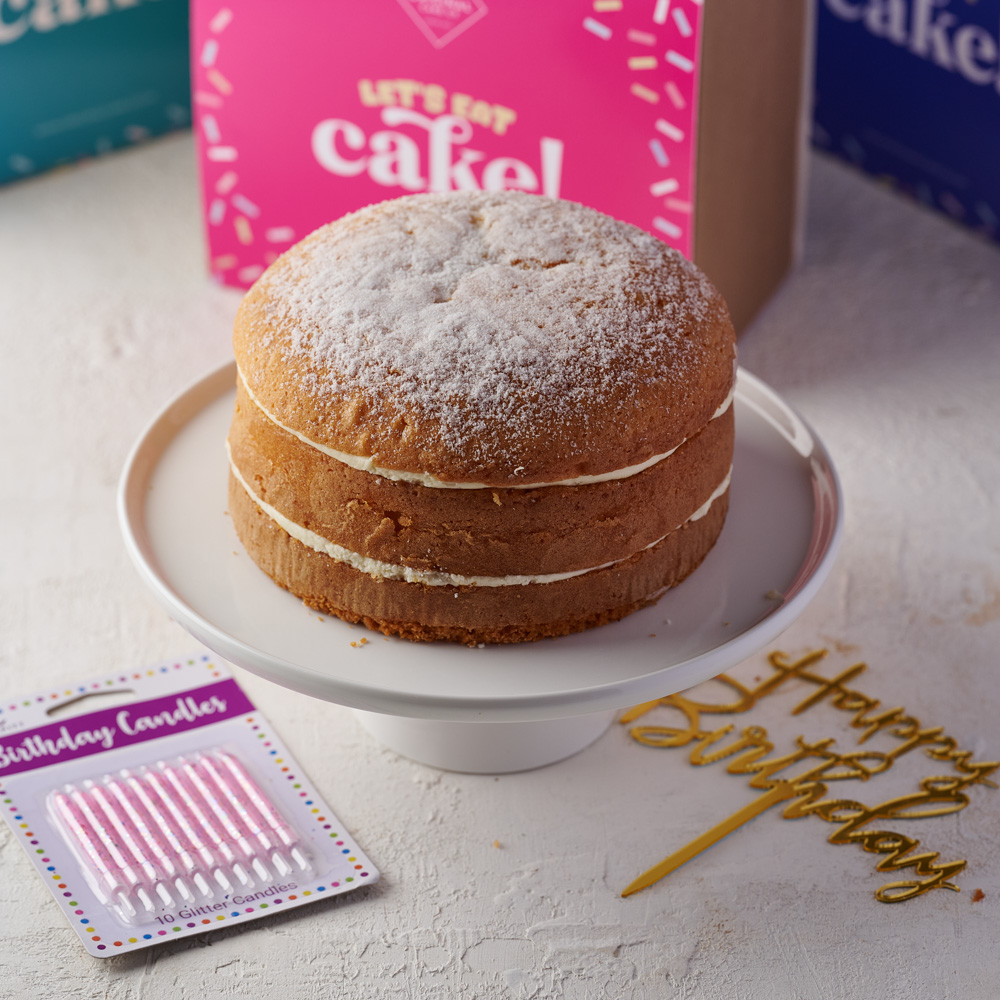 Birthday Cake - Victoria Sponge Cake - Yumbles.com