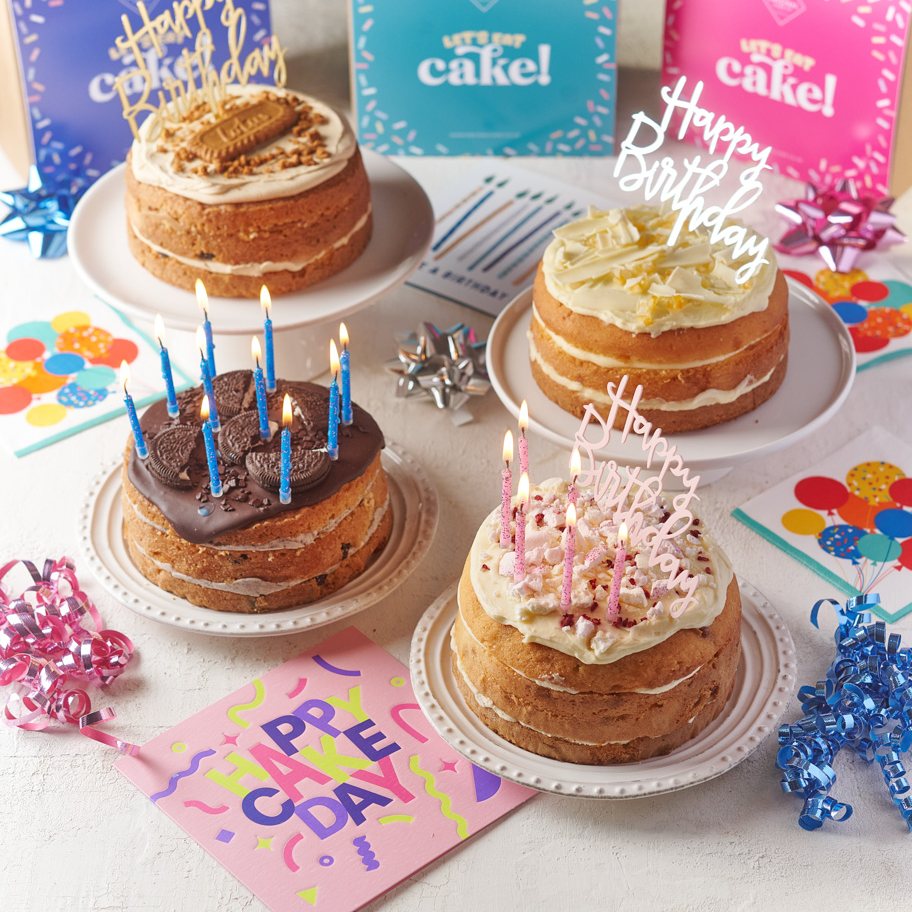 Birthday Pack - Lemon Drizzle Cake - Postable Birthday Cake - Yumbles.com