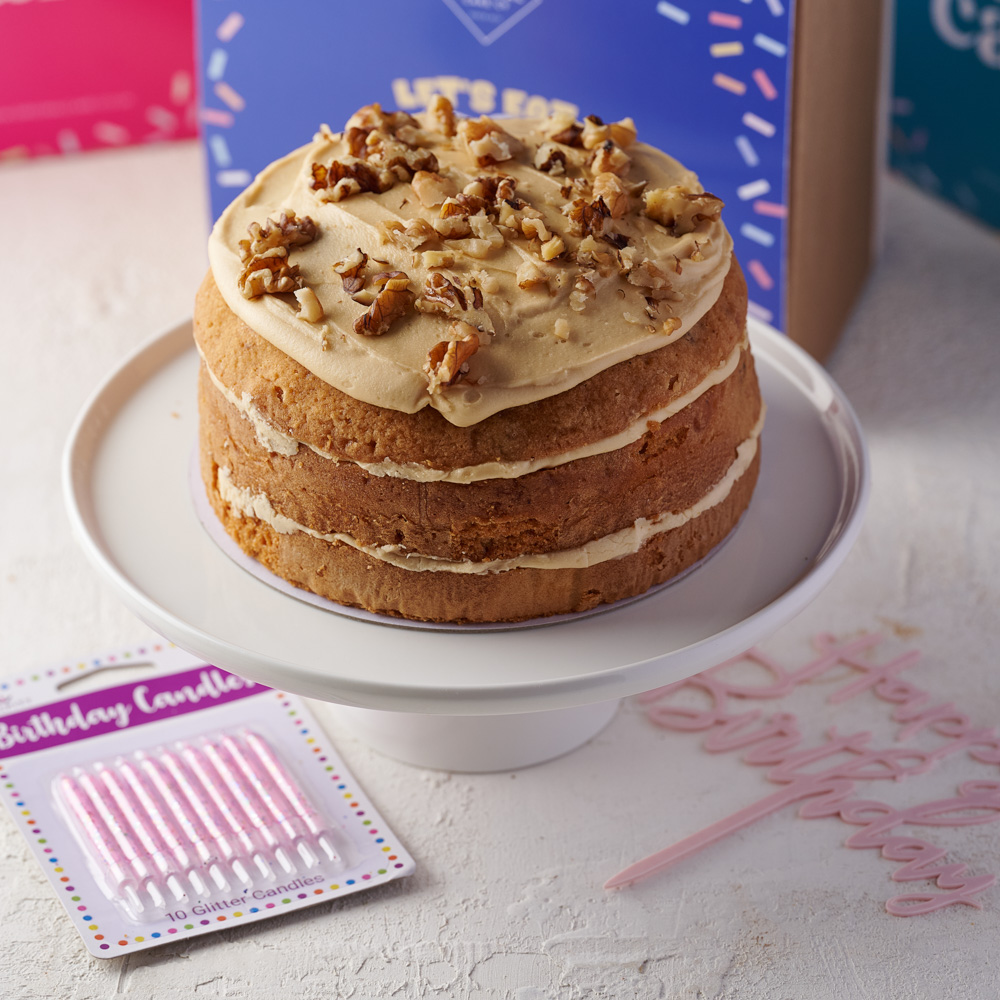 Birthday Pack - Coffee & Walnut Cake - Yumbles.com