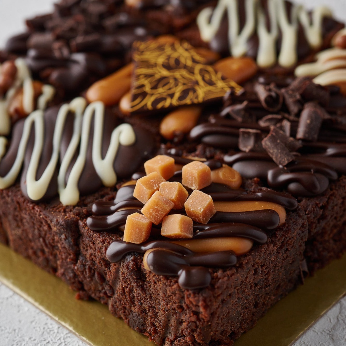 Caramel & Chocolate Truffle Cake Gifting Box - Yumbles.com