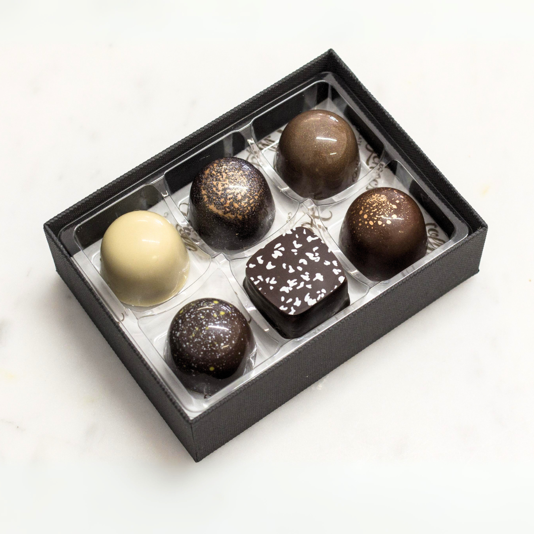 Caramel Collection Chocolate Box - 6 Piece - Yumbles.com