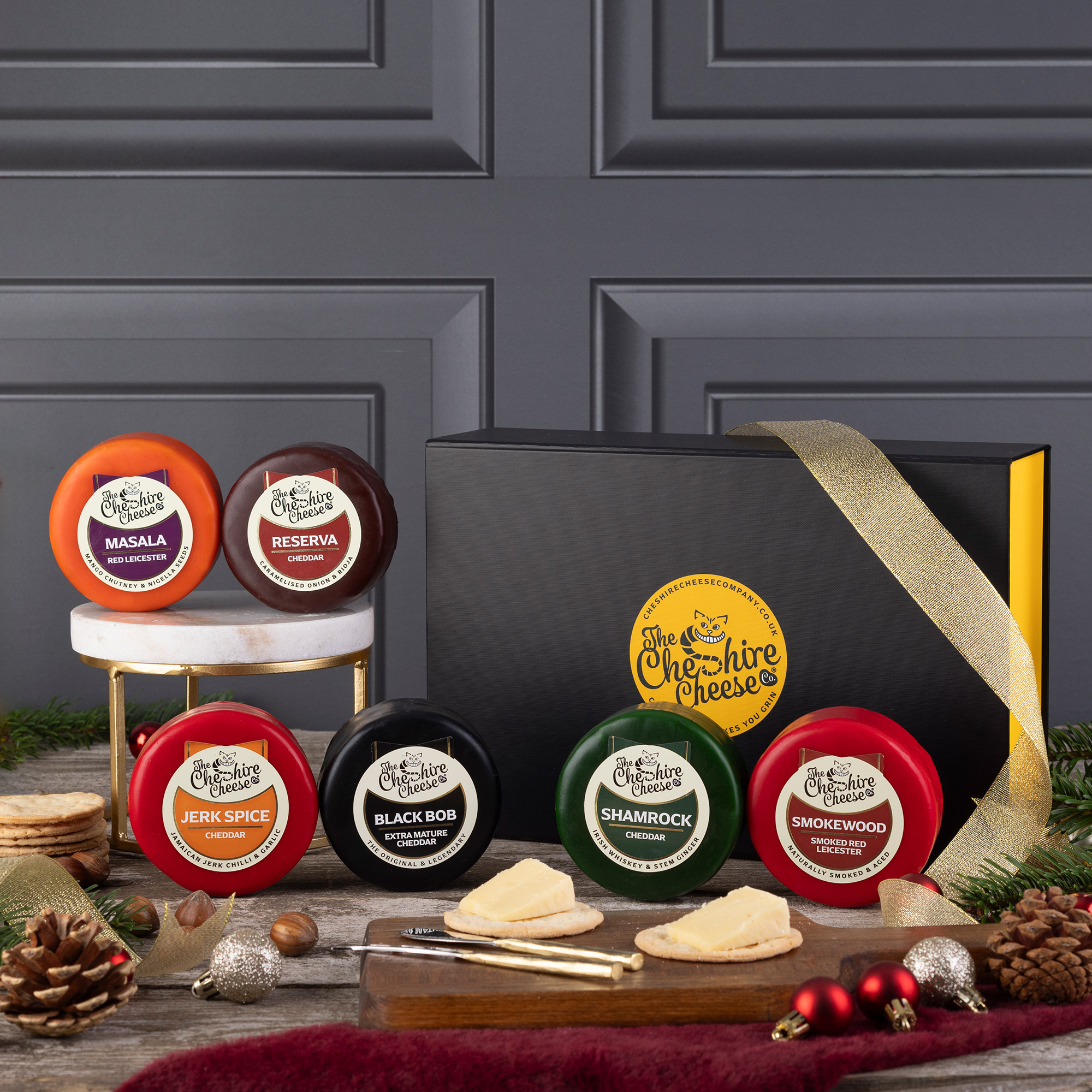 The No. 1 Cheese Selection, Waxed Truckles Gift Set - Yumbles.com