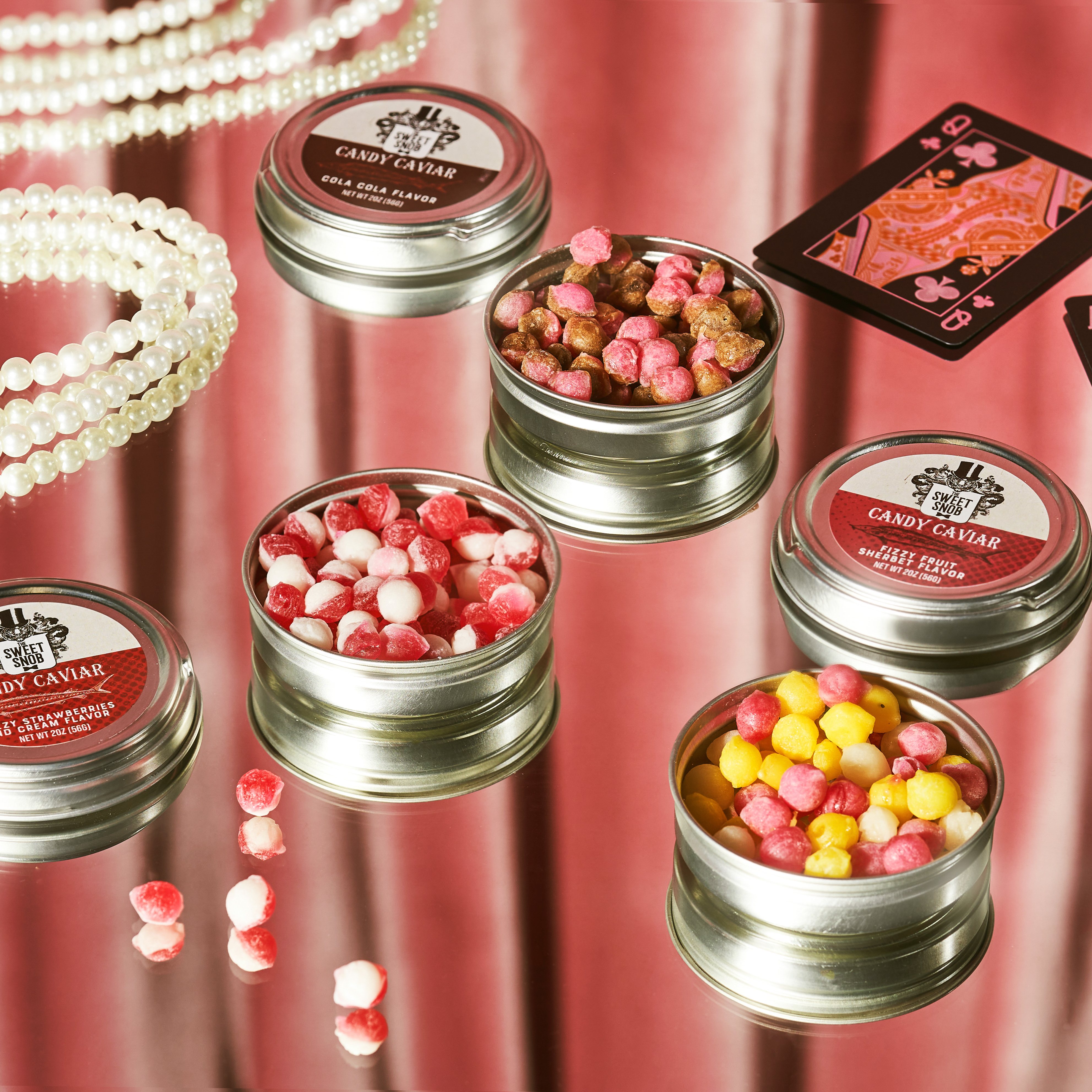 Candy Caviar Sweets - Strawberry & Cream - Yumbles.com