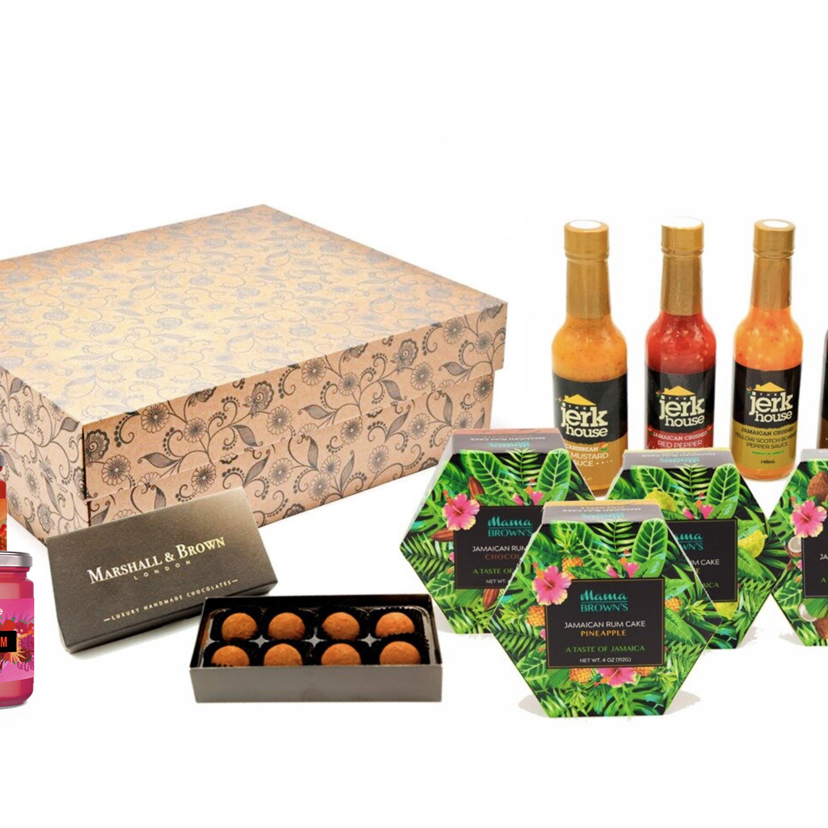 Marshall and Brown Caribbean Hamper - Yumbles.com