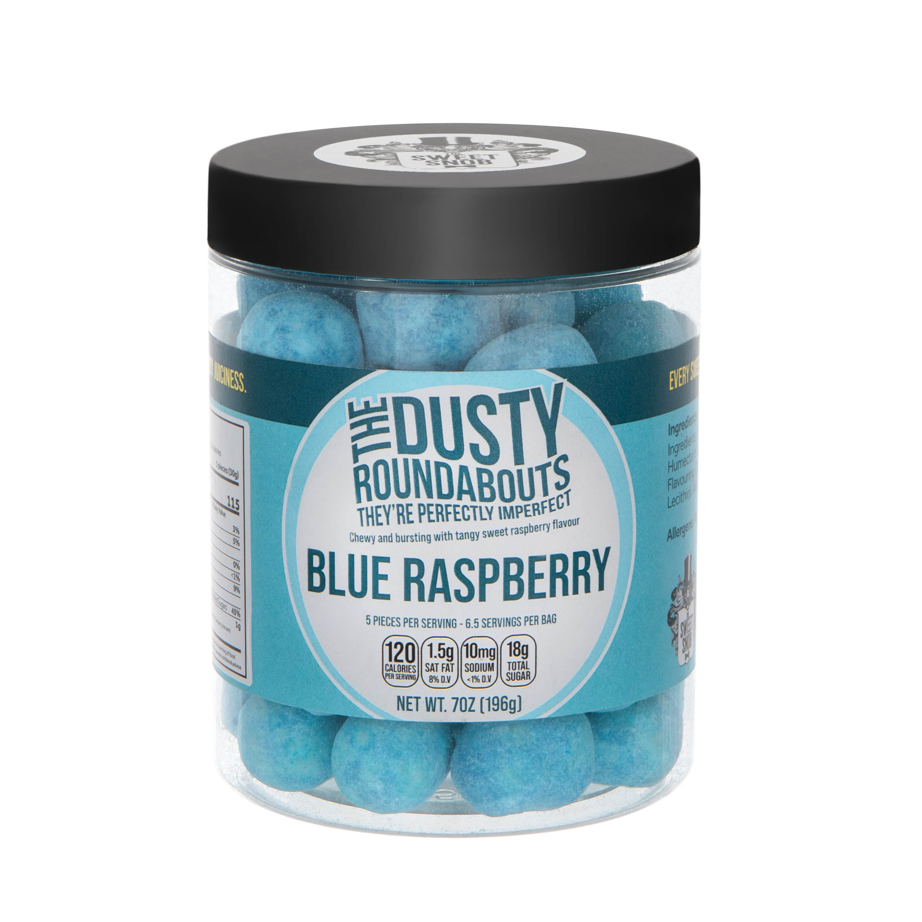 Dusty Roundabouts Chewy Real Fruit Sweets - Blue Raspberry - Yumbles.com