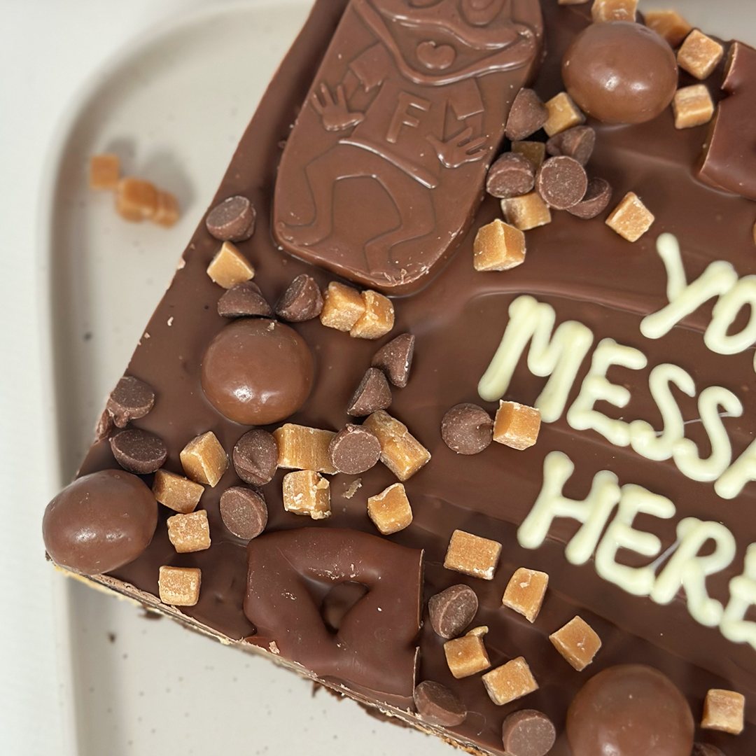 Caramel Brownie Slab - Yumbles.com