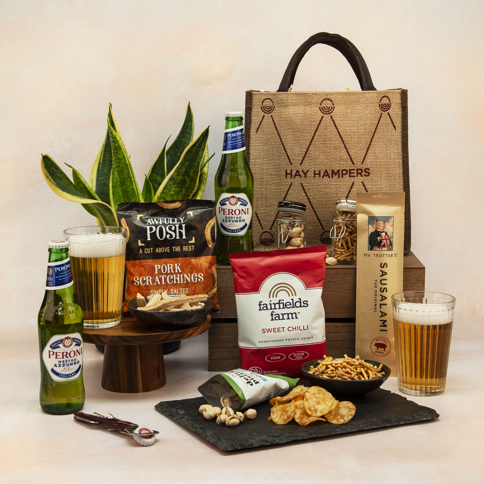 Beer and Pub Snacks Hamper - Yumbles.com