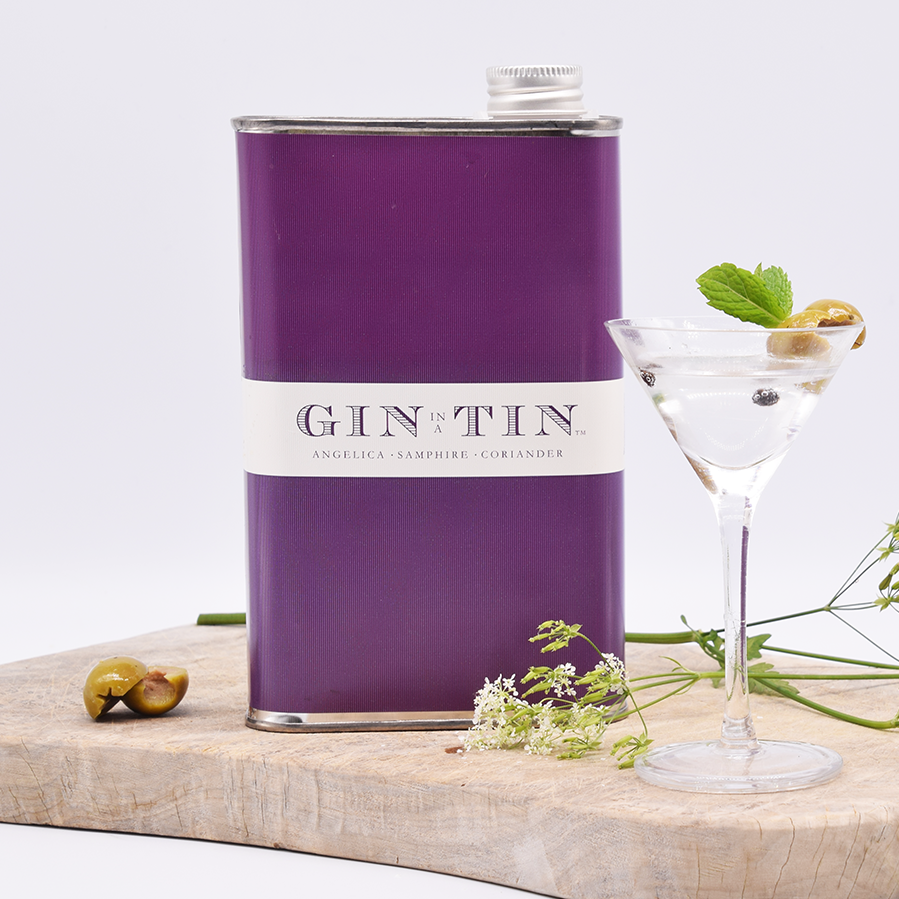 London Dry Angelica, Samphire & Coriander Gin In A Tin | Gin No.8 ...