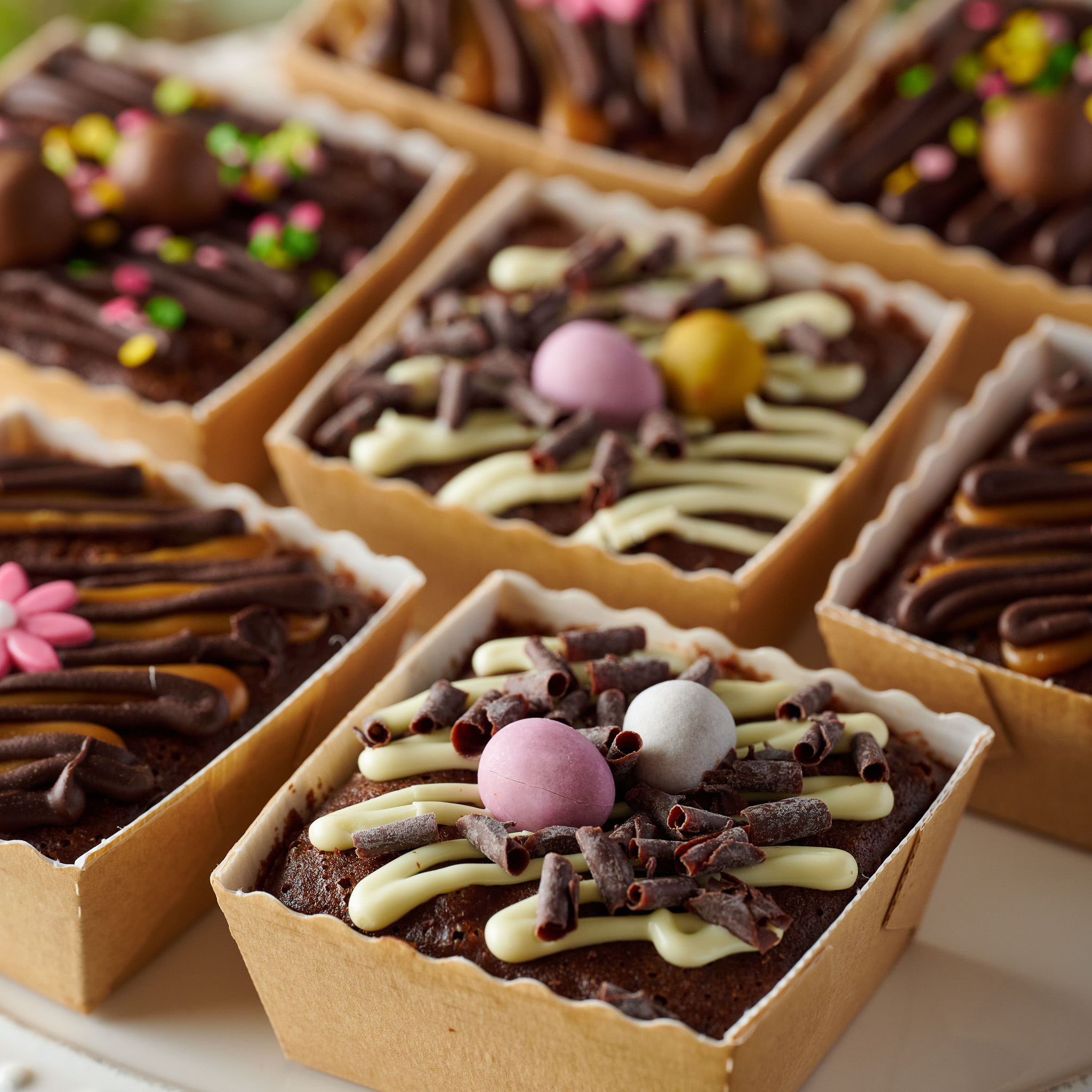 Deluxe Spring Chocolate Truffle Cake Box - Yumbles.com