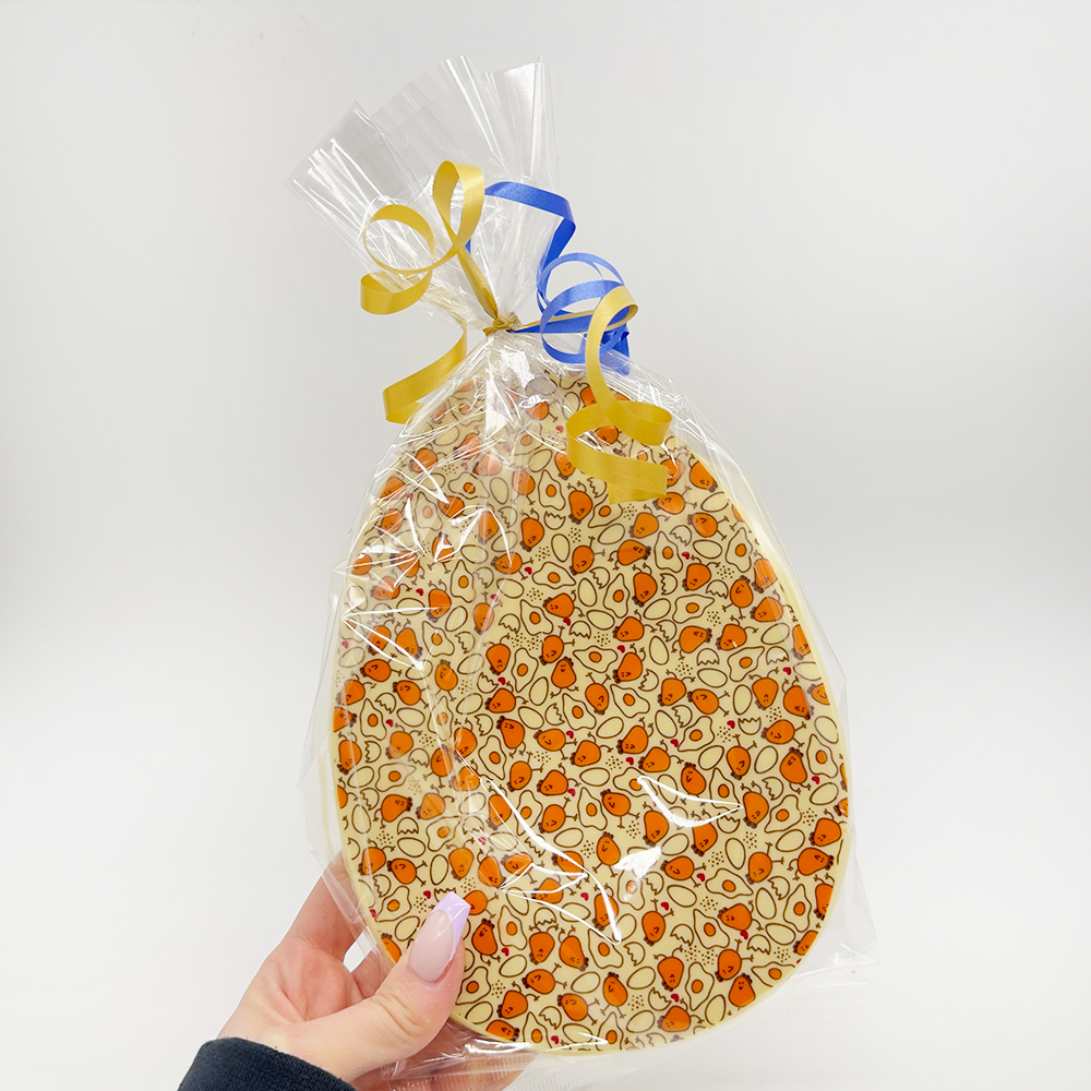 Egg and Chick Splat Large Flat Easter Egg - Yumbles.com