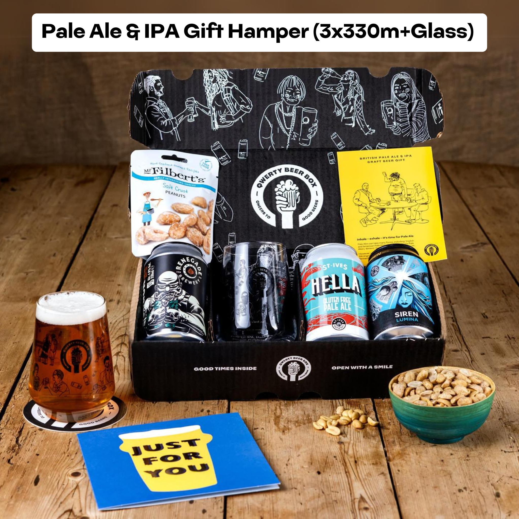 Personalised Craft Beer Gift Hamper - Yumbles.com