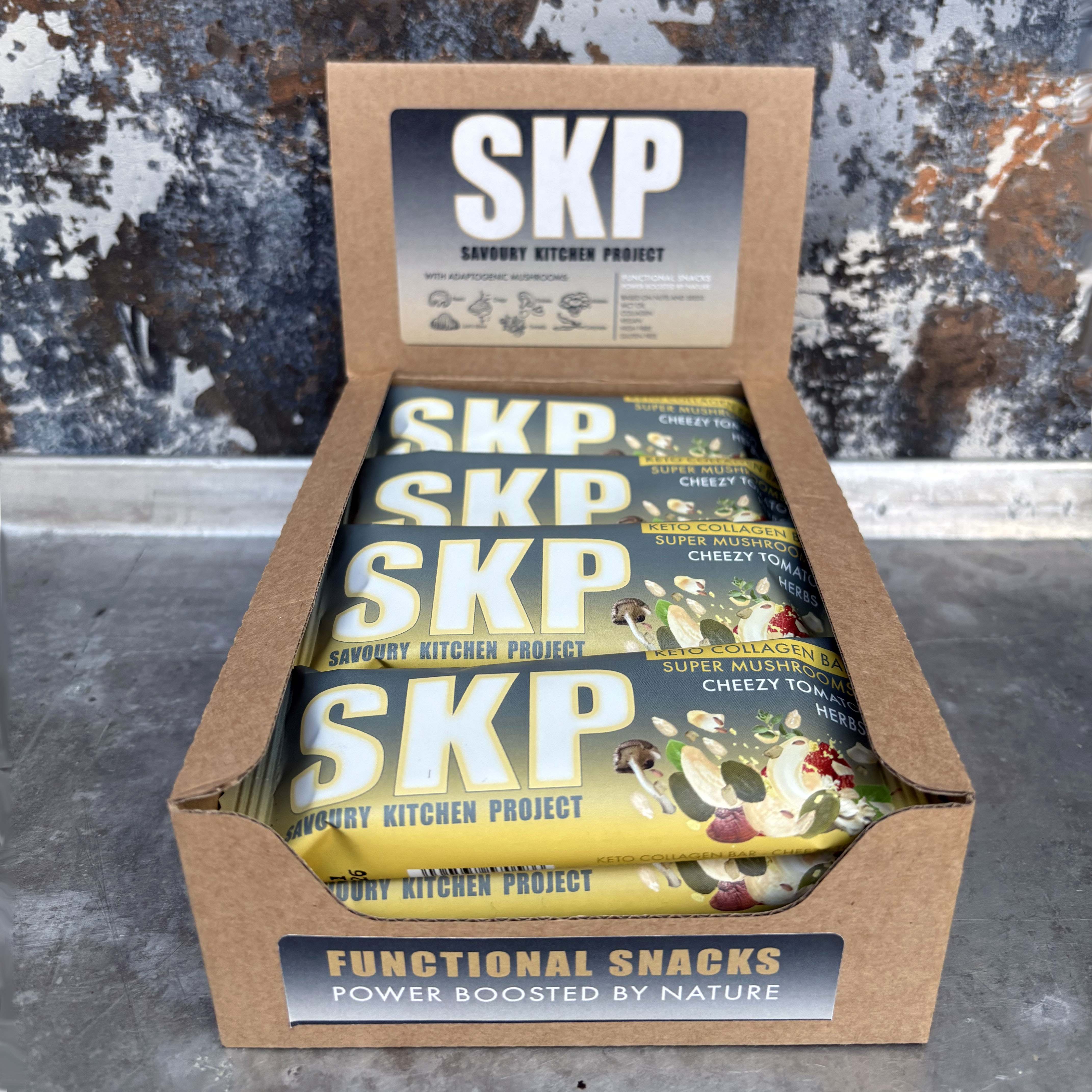 Savoury Kitchen Project - Collagen Bar - Super Mushroom & Cheesy Tomato ...