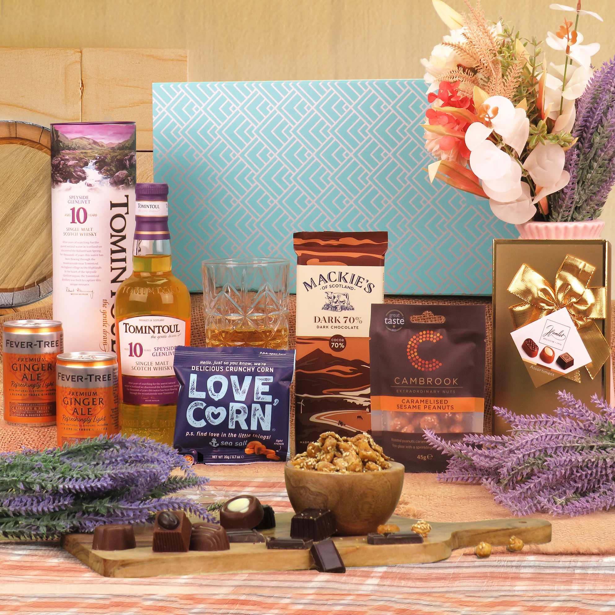 Single Malt Scotch Whisky Luxury Hamper - Yumbles.com