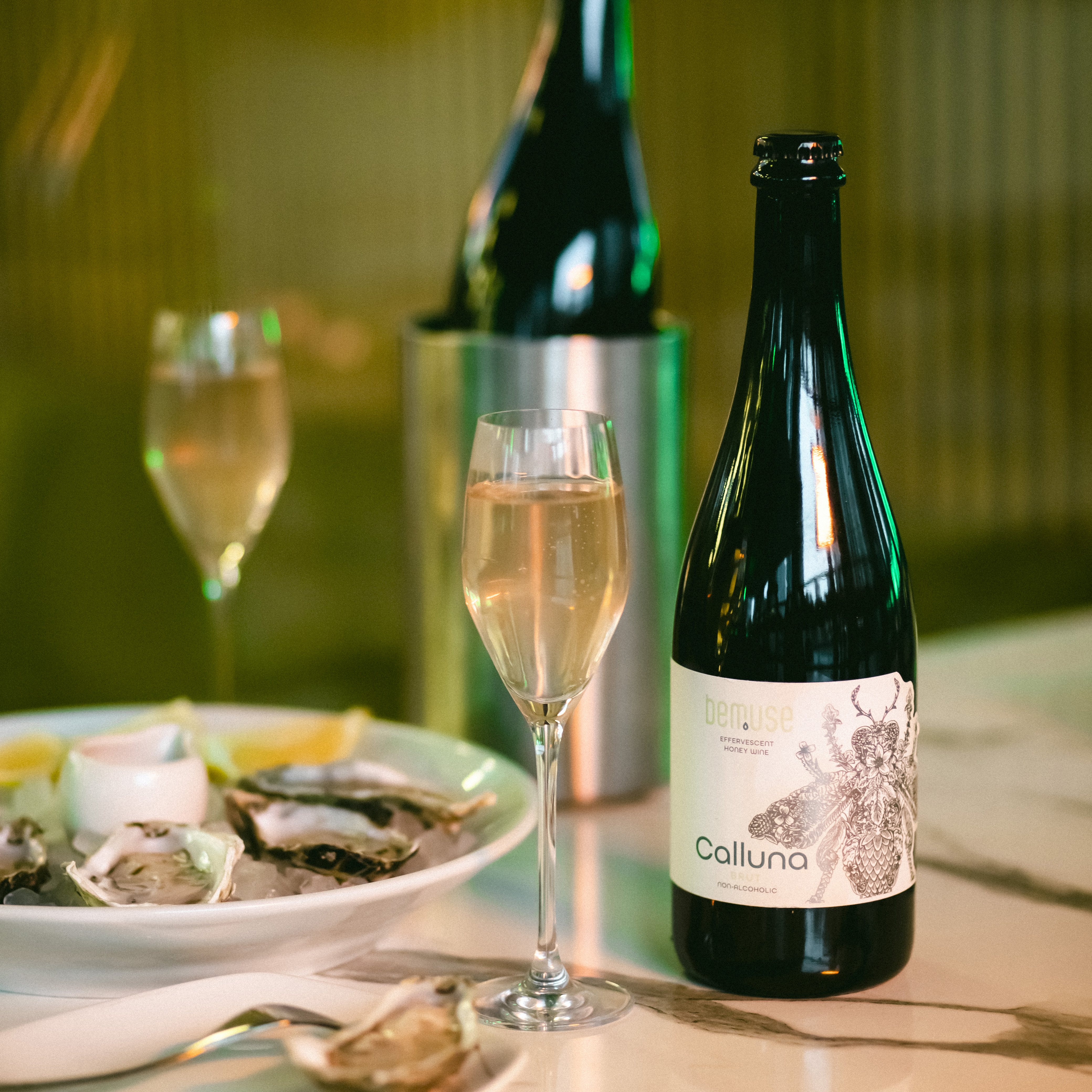 Non Alcoholic Sparkling Honey Wine 750ml Tarragon + Basil Brut ...