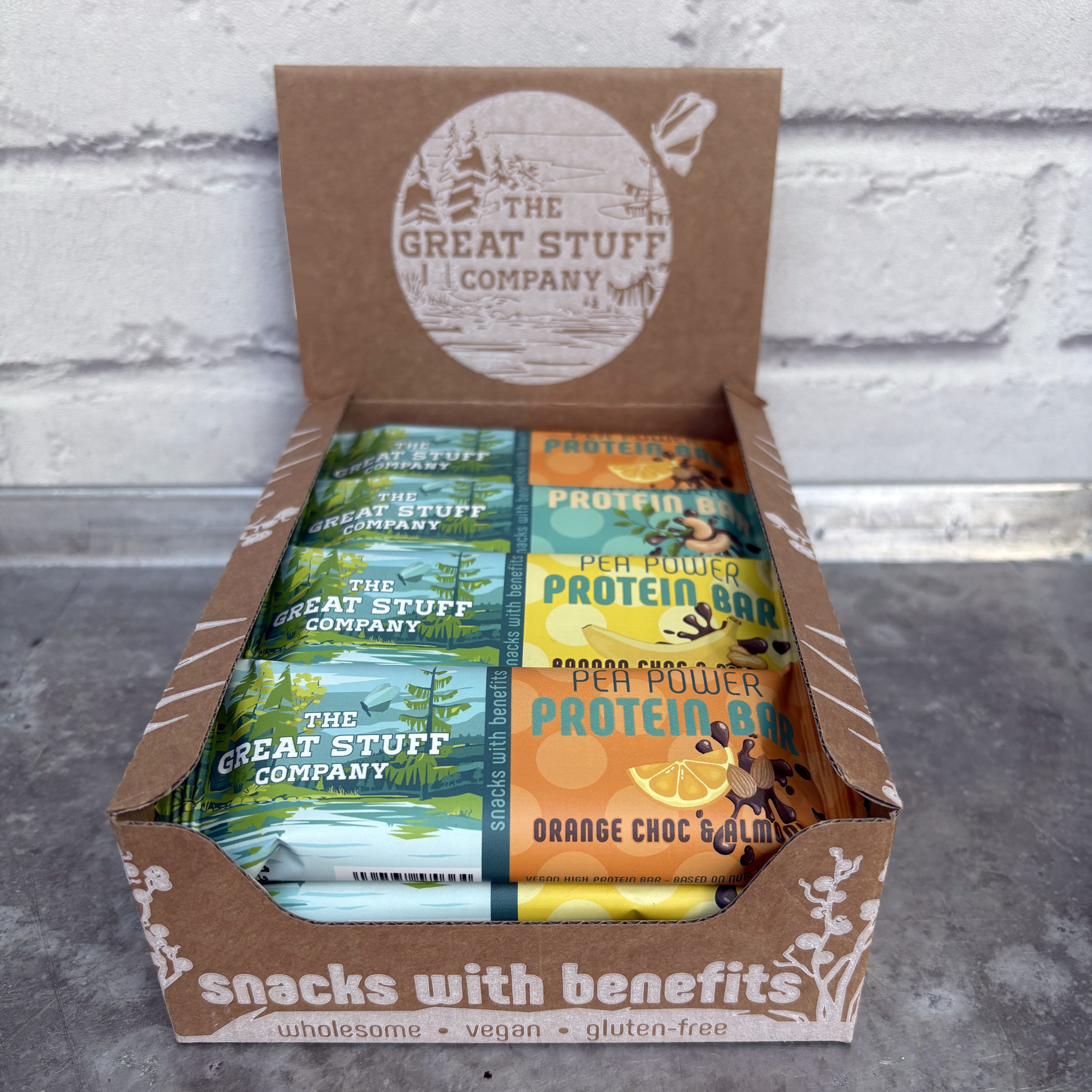 Pea Power Protein Bars, Mixed Flavours, Box of 12 - Yumbles.com