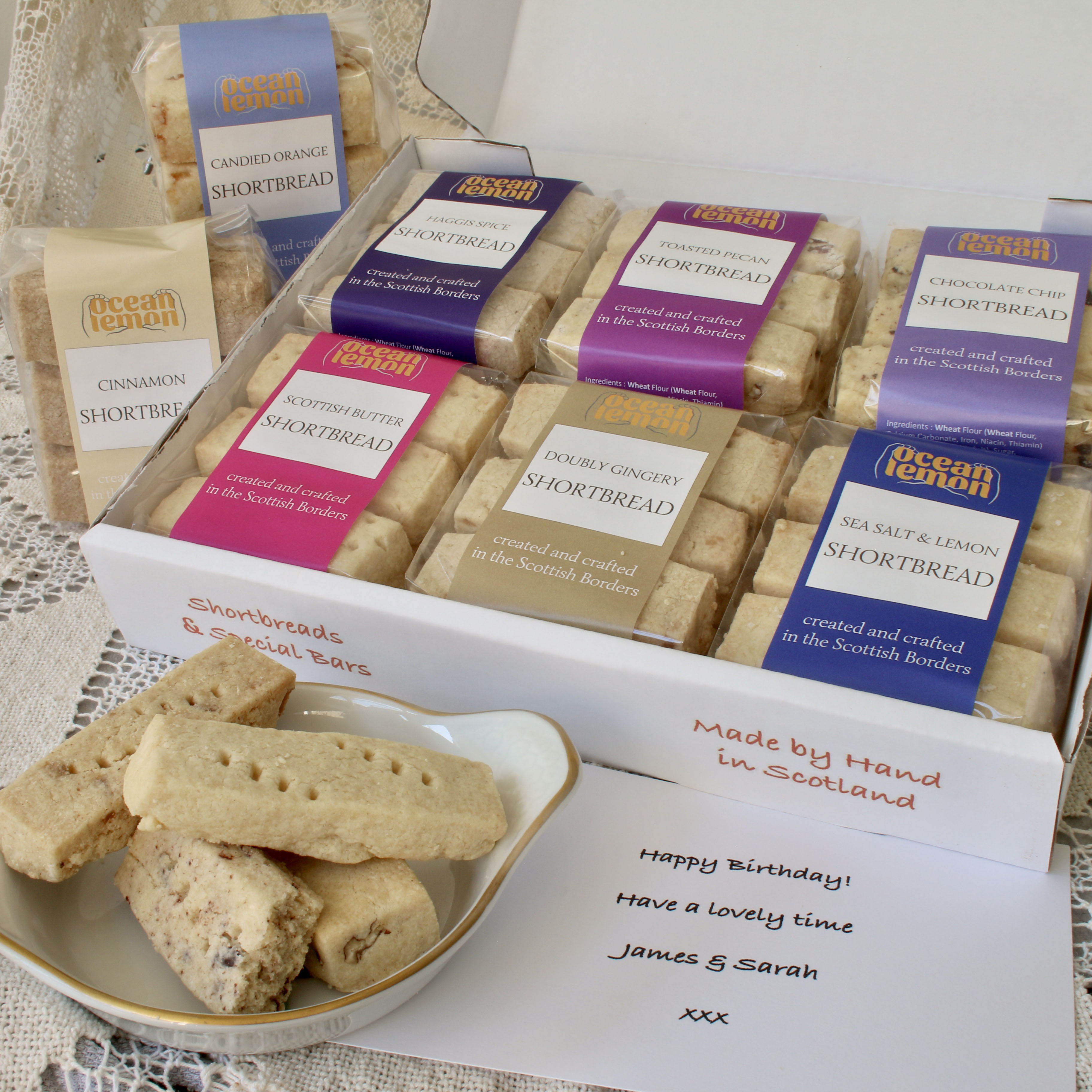 Scottish Shortbread Gift Box - 6 packs - Yumbles.com