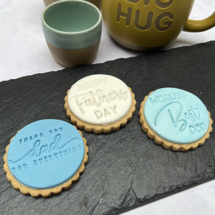 Fathers Day Message Biscuits - Yumbles.com