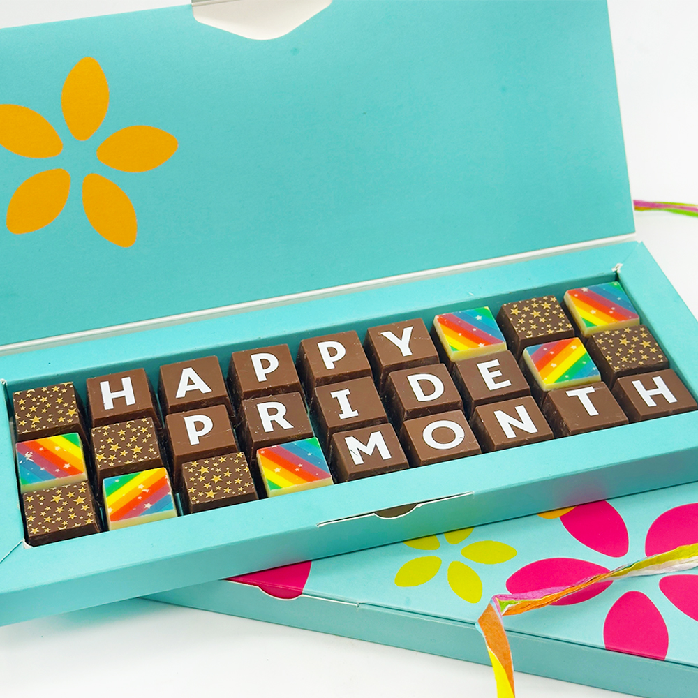 Happy Pride Month Chocolate Box - Yumbles.com
