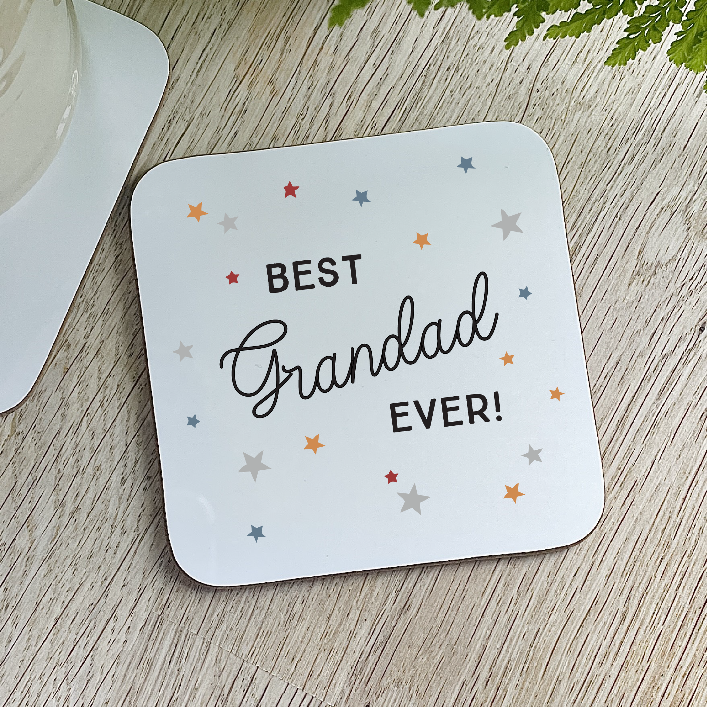 Scattered Star Best Grandad Ever Coaster - Yumbles.com