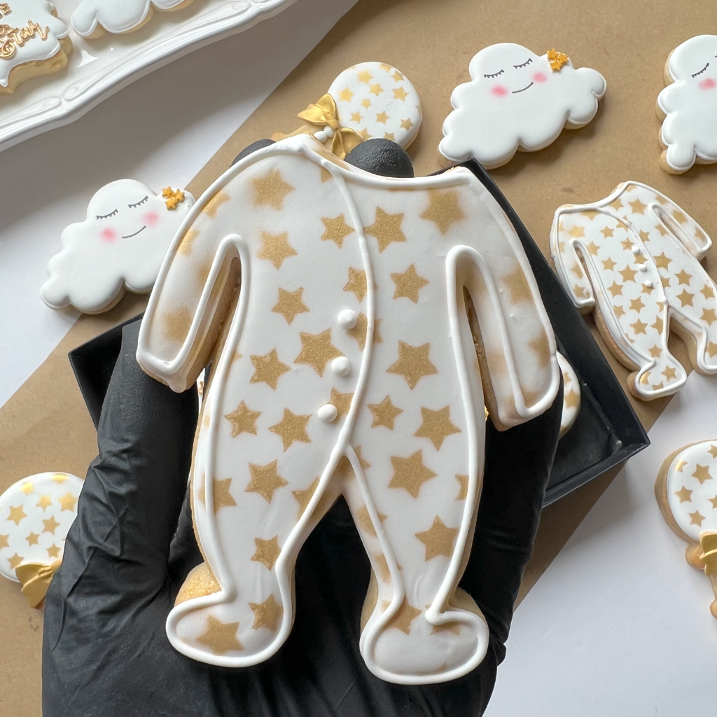 Twinkle Twinkle Little Star Baby Shower Iced Biscuit Favours - Set Of ...