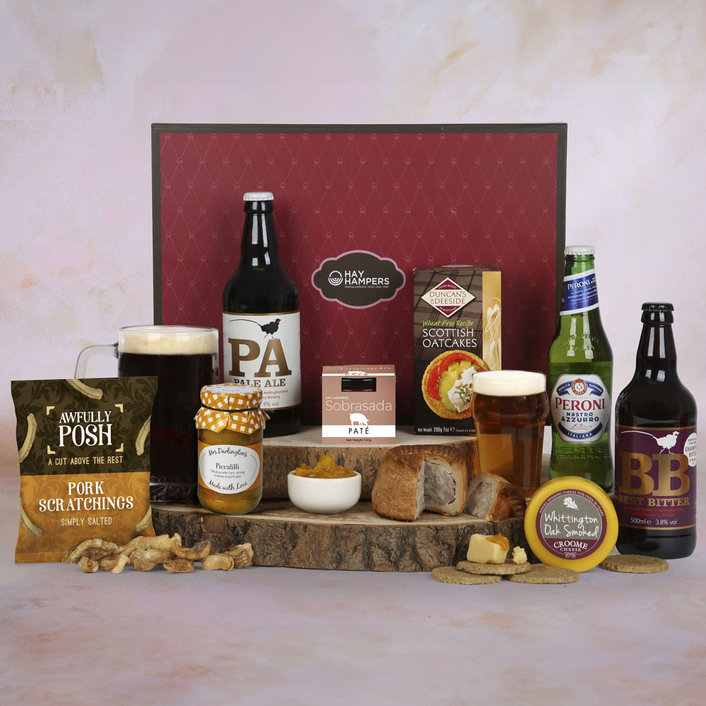 Pork Pie Pub Lunch Gift Hamper - Yumbles.com