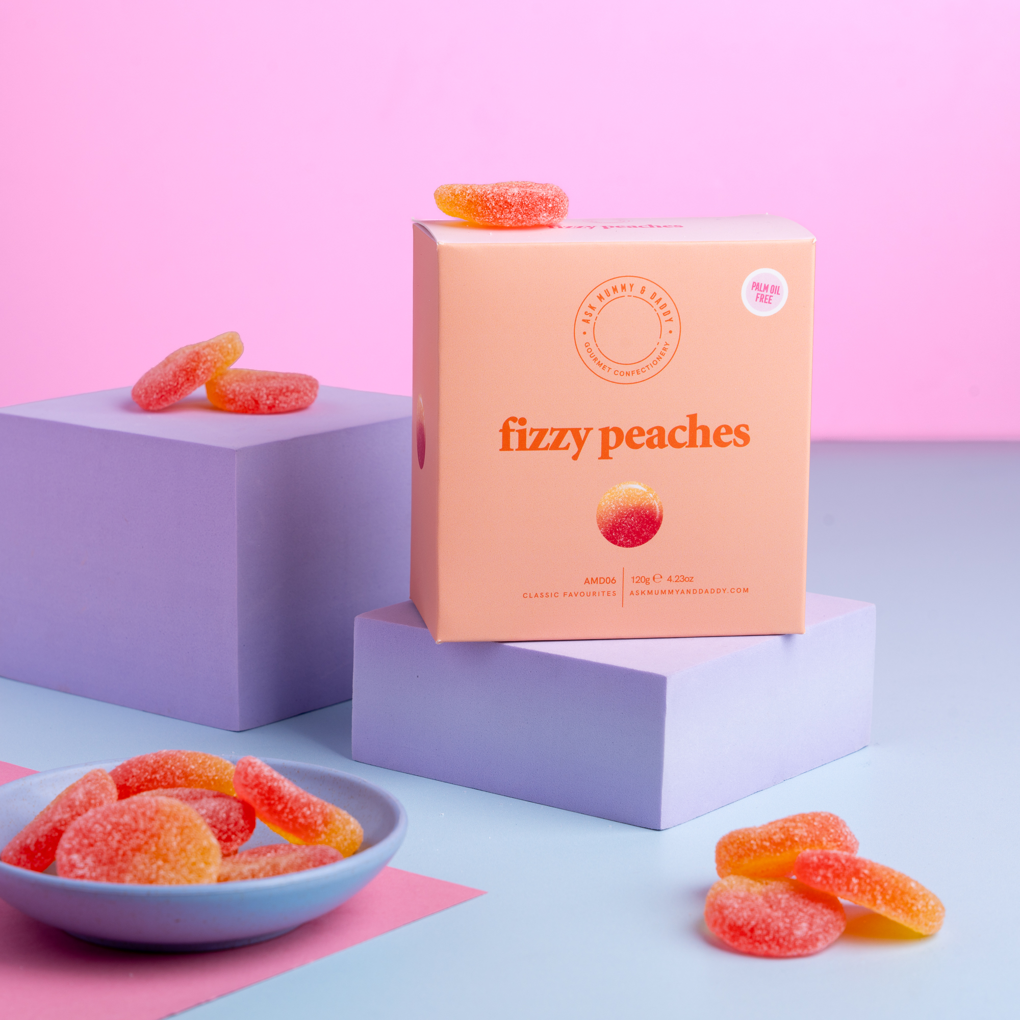 Fizzy Peaches Gift Box - Yumbles.com