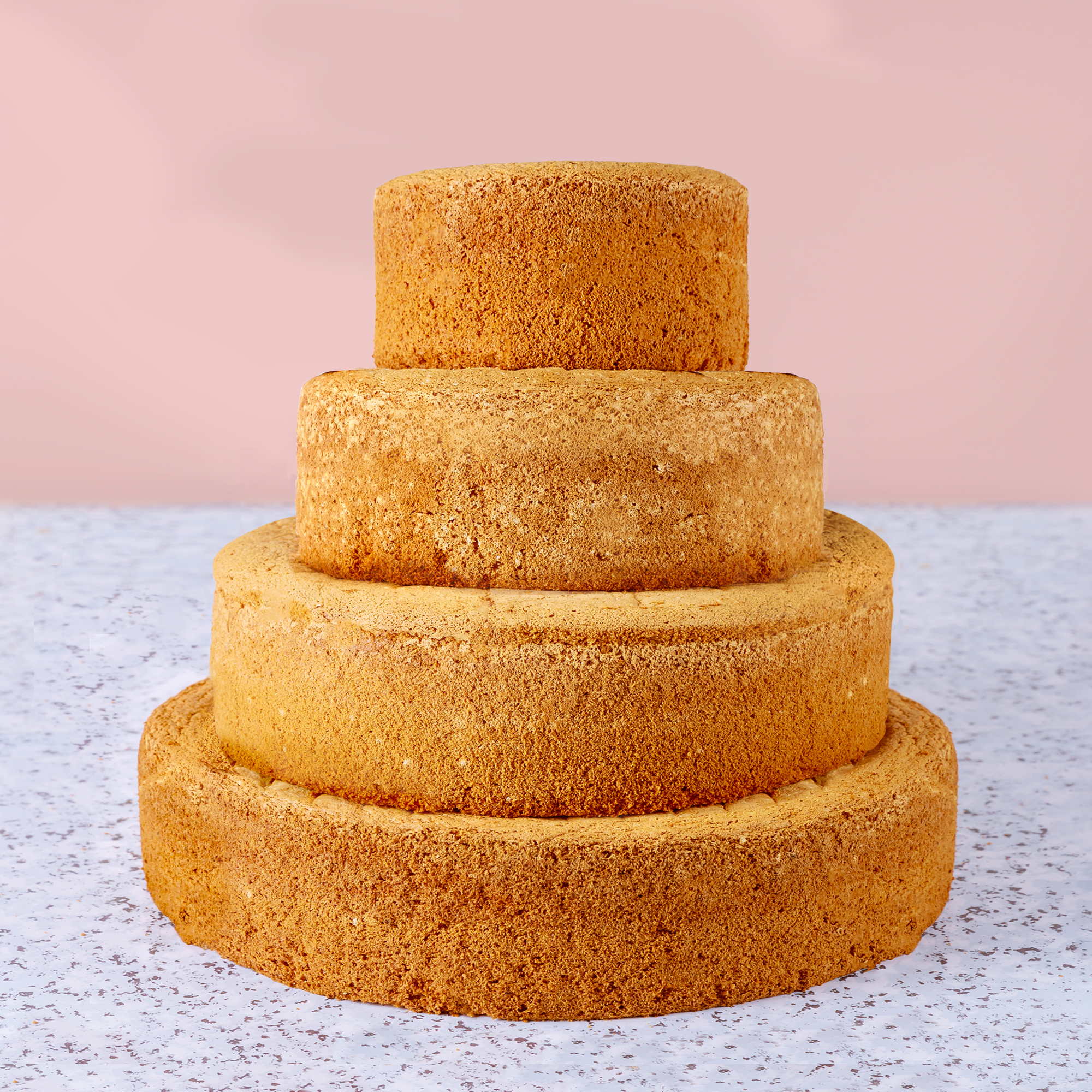 Ready to Decorate Vanilla Sponge Single Tier - Yumbles.com
