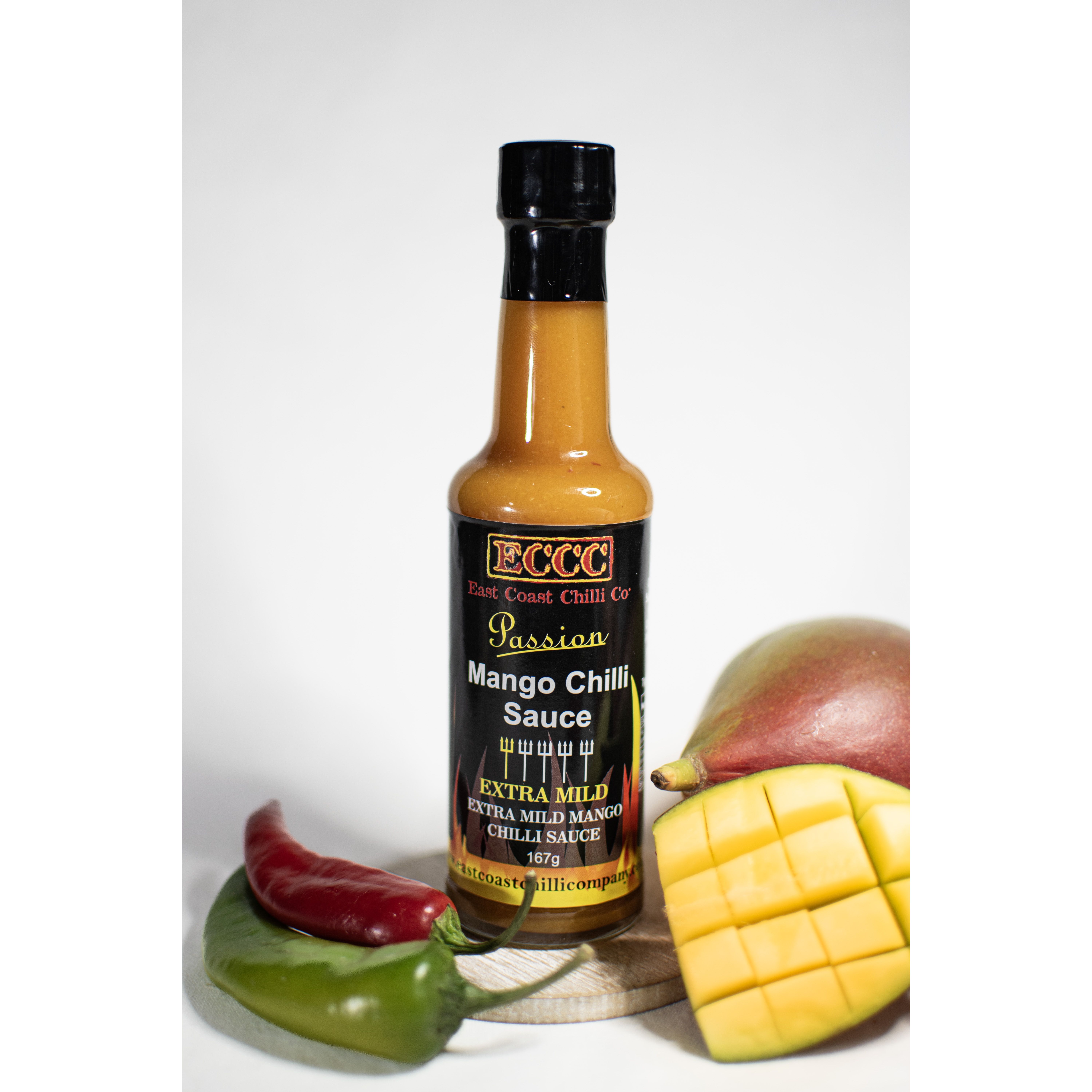 Mango Hot Sauce - Extra Mild Chilli Sauce - Sweet & Fresh Flavour ...