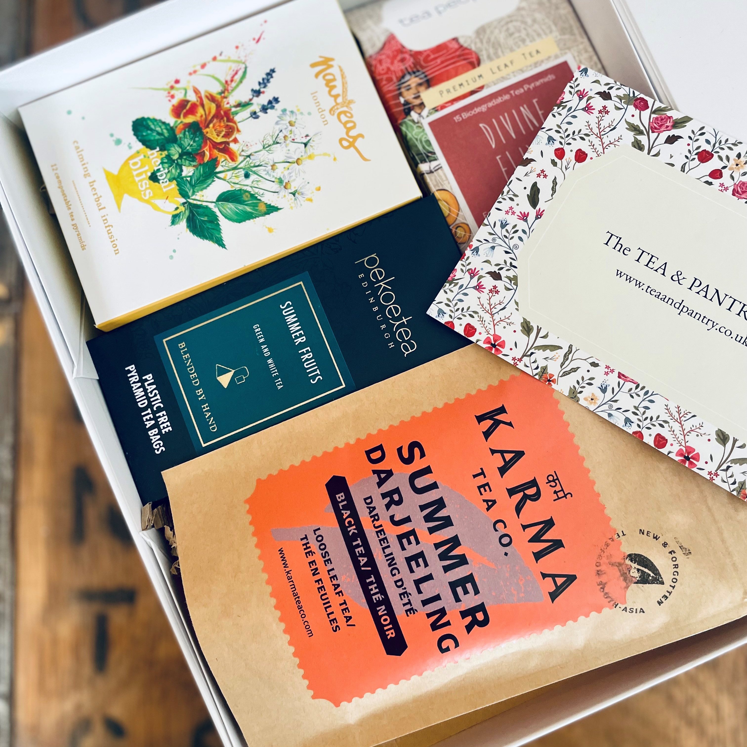 Summer Tea Hamper - Herbal Teas Gift Set - Yumbles.com